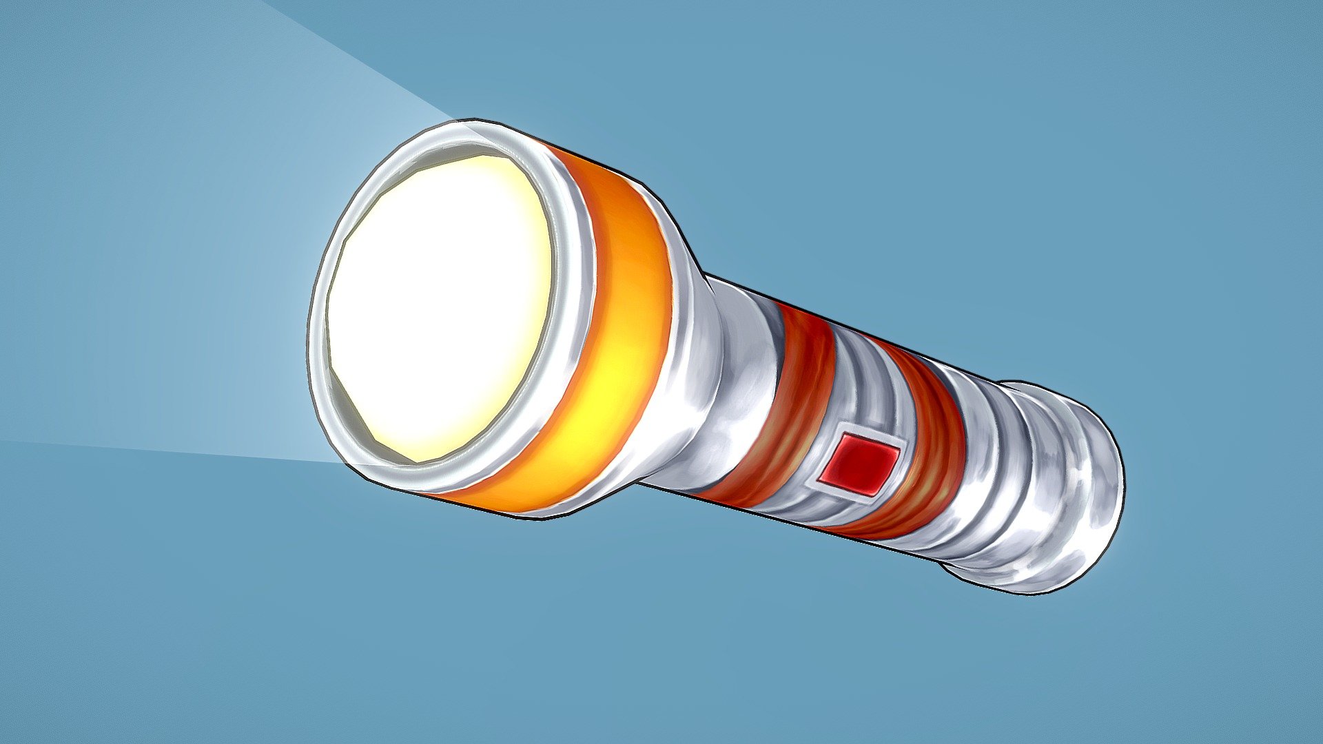 Handpainted Flashlight - 3D model by Ika3D (@ikagogava) [76168a9 ...