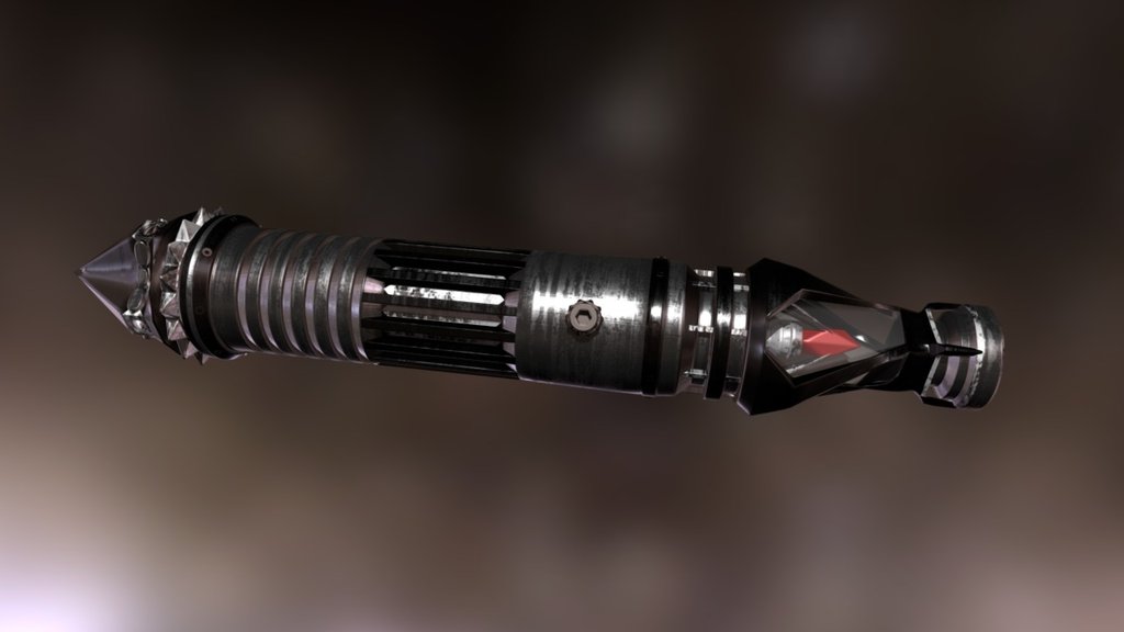 (sith?) Lightsaber - 3D model by Wahars [7619365] - Sketchfab