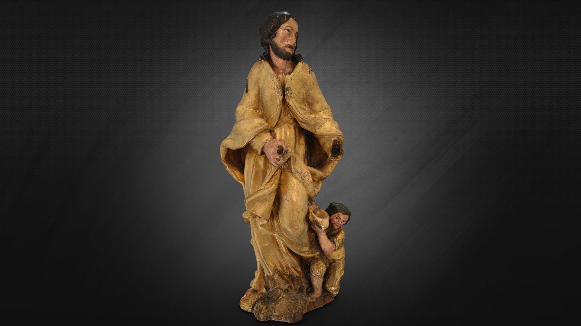 Alamizsnás Szent János szobra Pozsonyból - 3D model by Museum of Fine ...