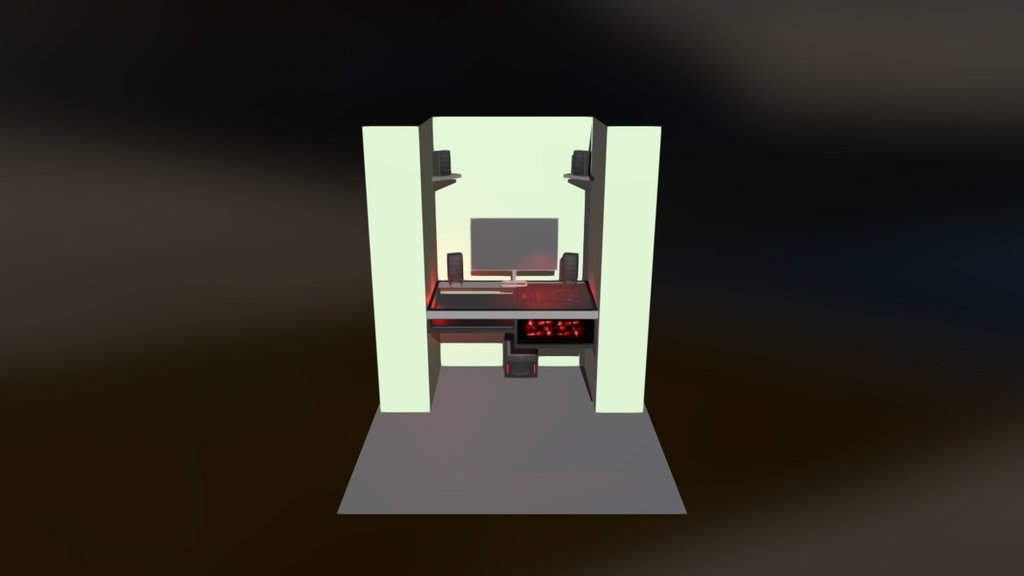 Pc Table Test - 3D model by Caustic_k.i. [761d994] - Sketchfab