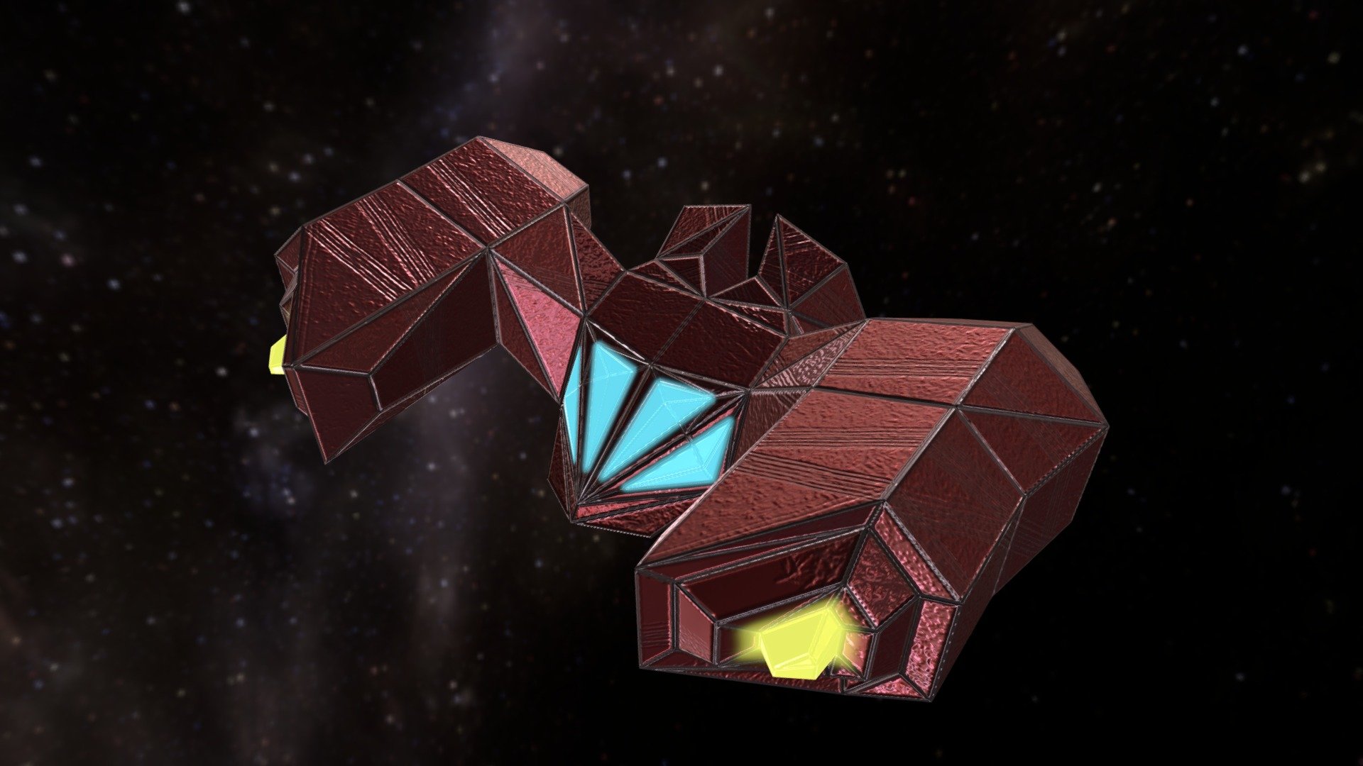 Arcade Spaceship 01 - Download Free 3D model by exabyte (@Oziry ...