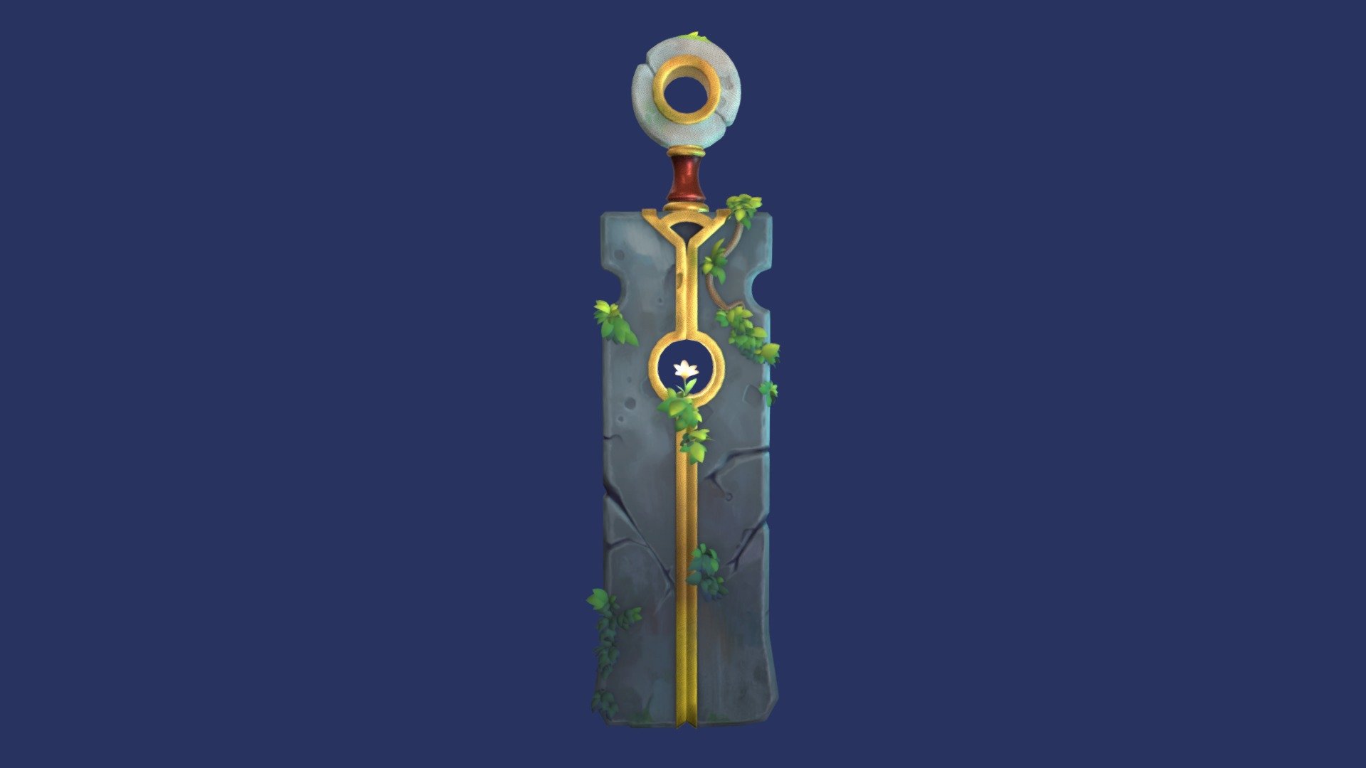 Ancient Stone Sword - 3D model by Luke M. (@Kittens.exe) [761f379 ...