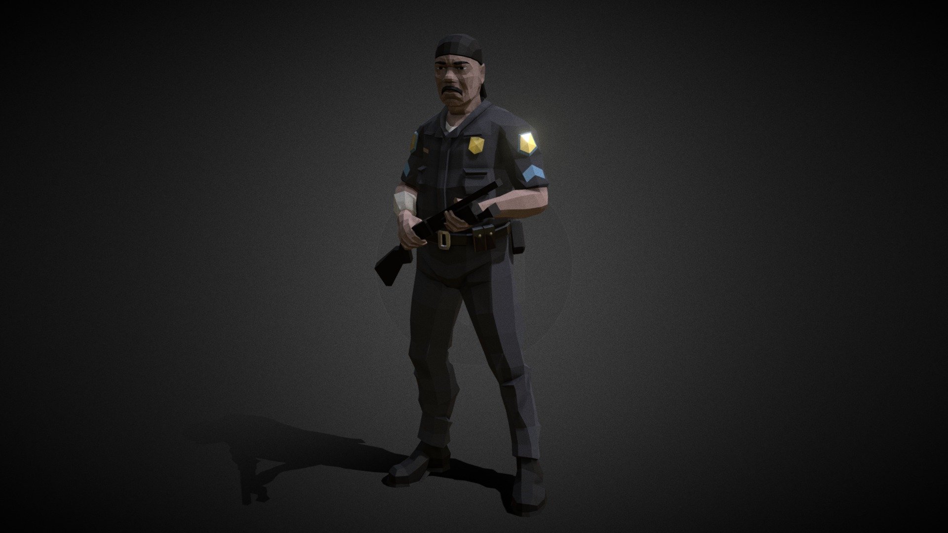 Kenneth Hall (Ving Rhames) - Download Free 3D model by DavidA3D ...