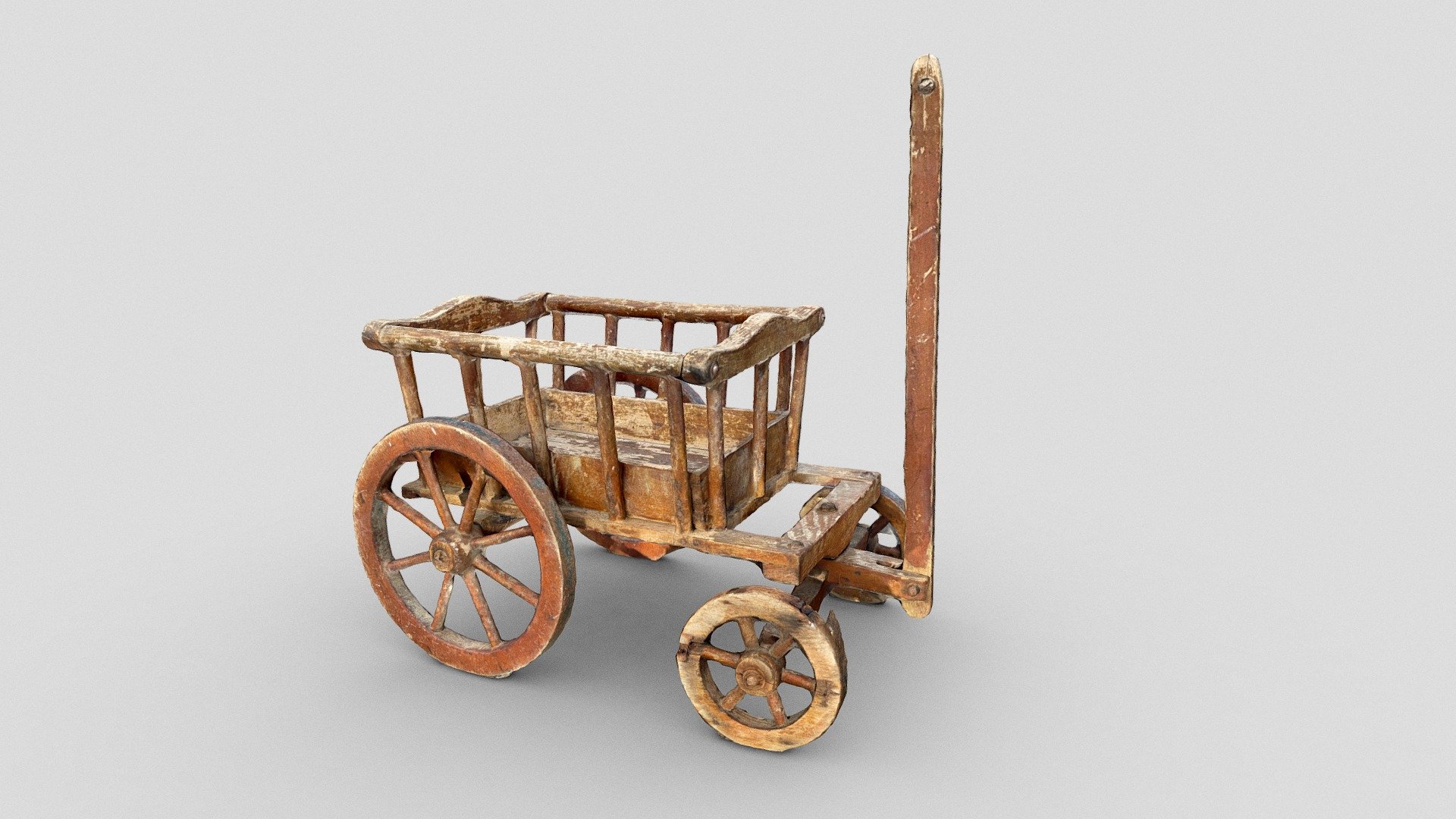 Day 207: Antique child chariot - 1scanaday - Download Free 3D model by ...