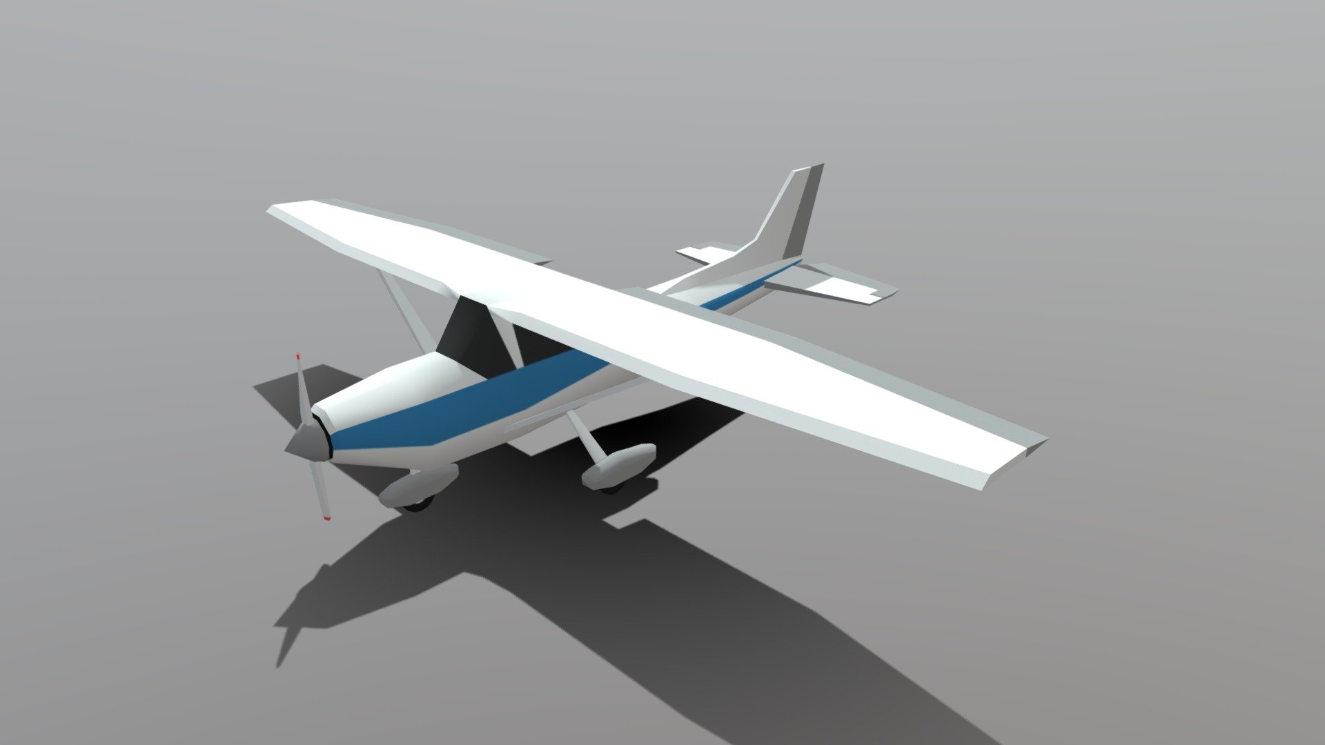 Low Poly Plane Download Free 3D Model By Scailman 7623005 Sketchfab