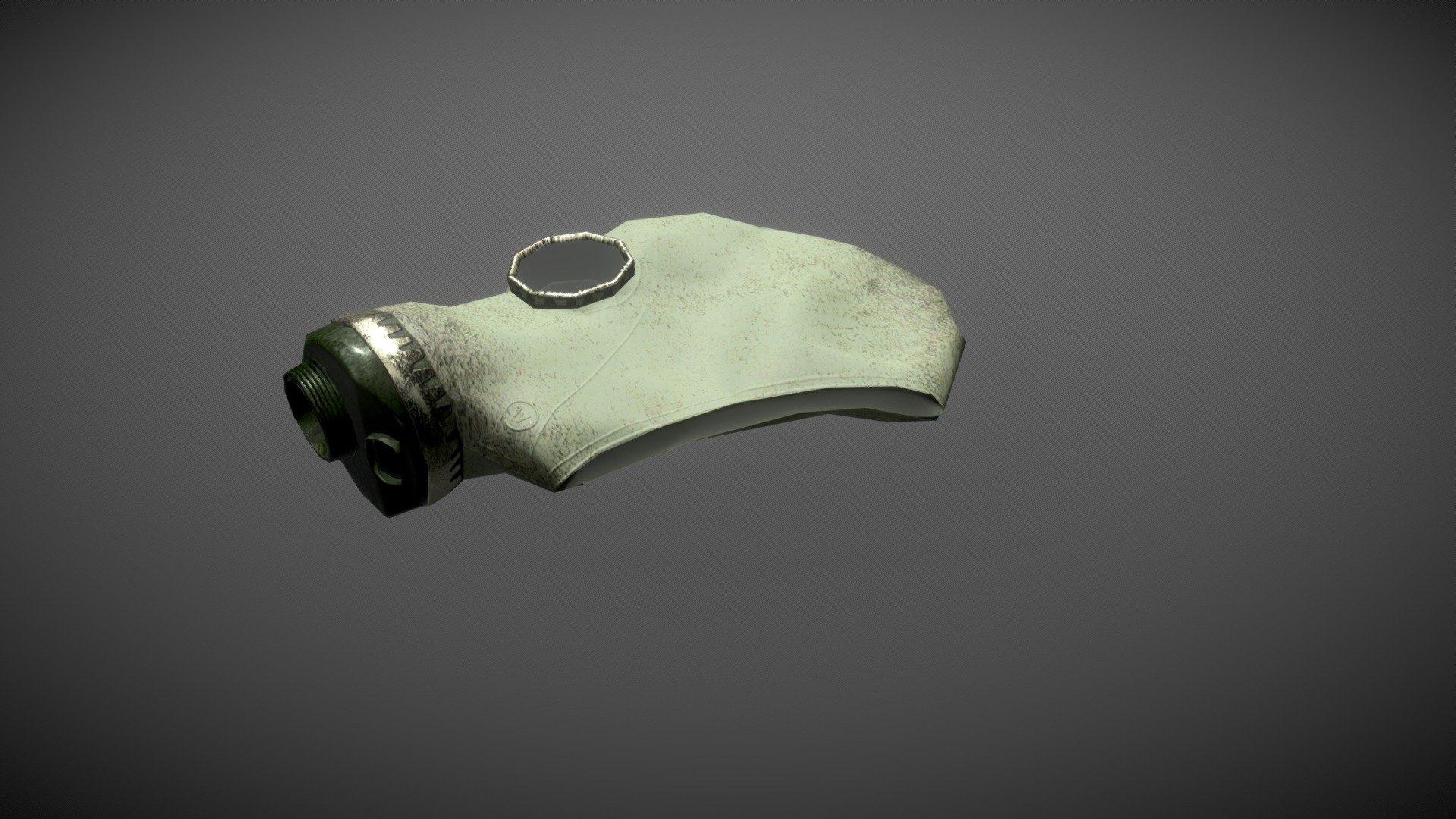 Low-poly gas mask - 3D model by allout [762424e] - Sketchfab