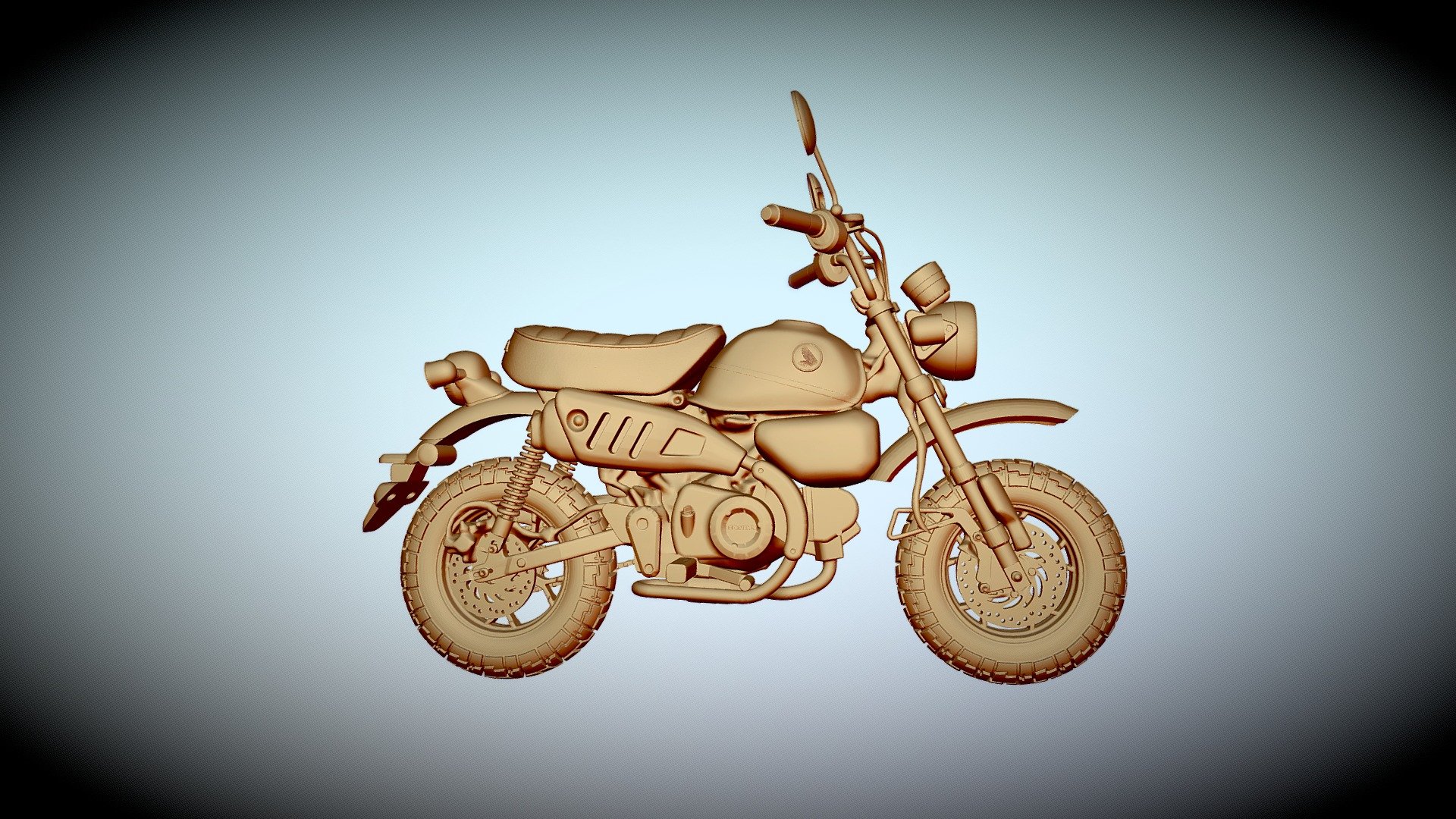 Honda Monkey All Low - Buy Royalty Free 3D model by Lasa2465 [7625bdc ...