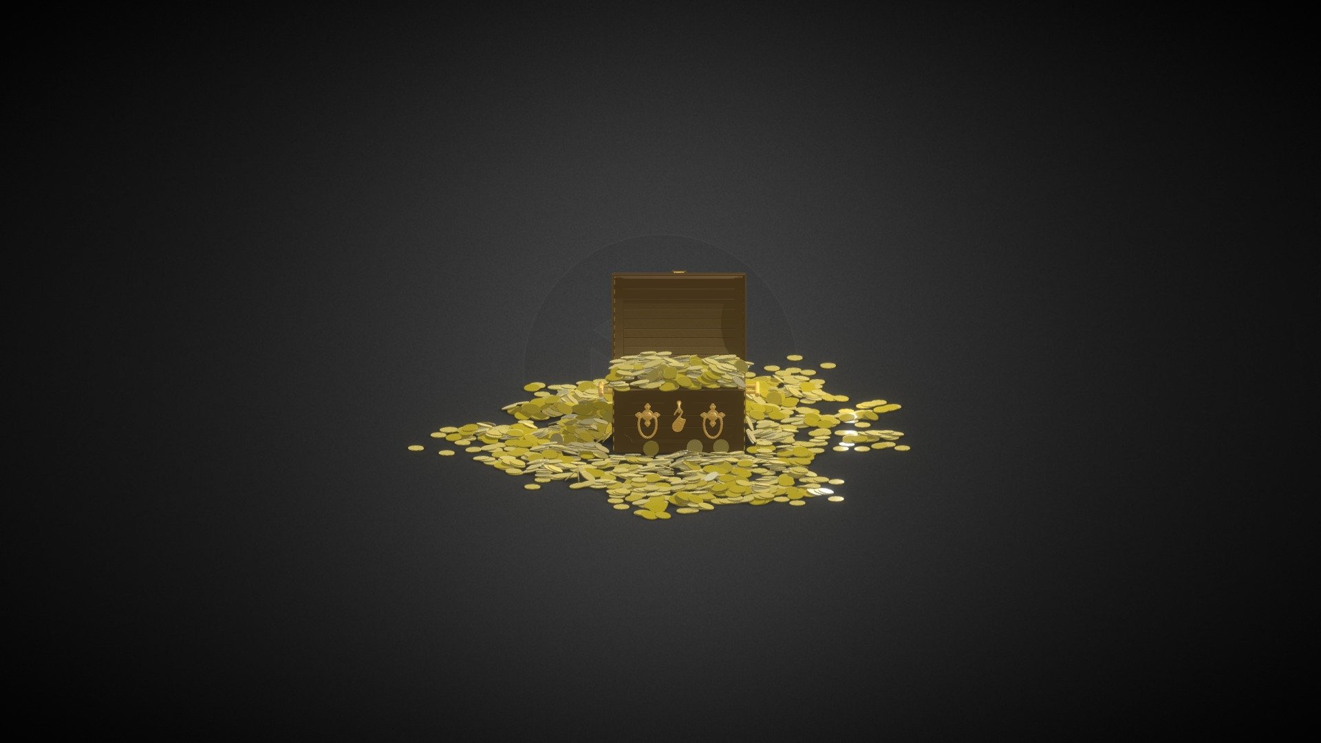 Btc Treasure - 3D model by Yunus.Kullebi [7628565] - Sketchfab