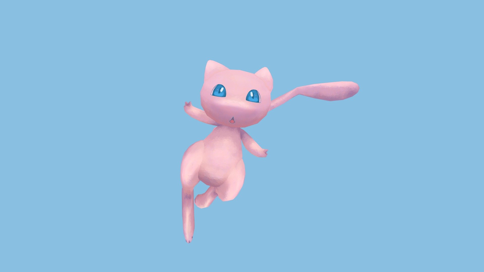 Pokémon: Mew - 3D model by Ines Pereira (@inesp3d) [762ca69] - Sketchfab