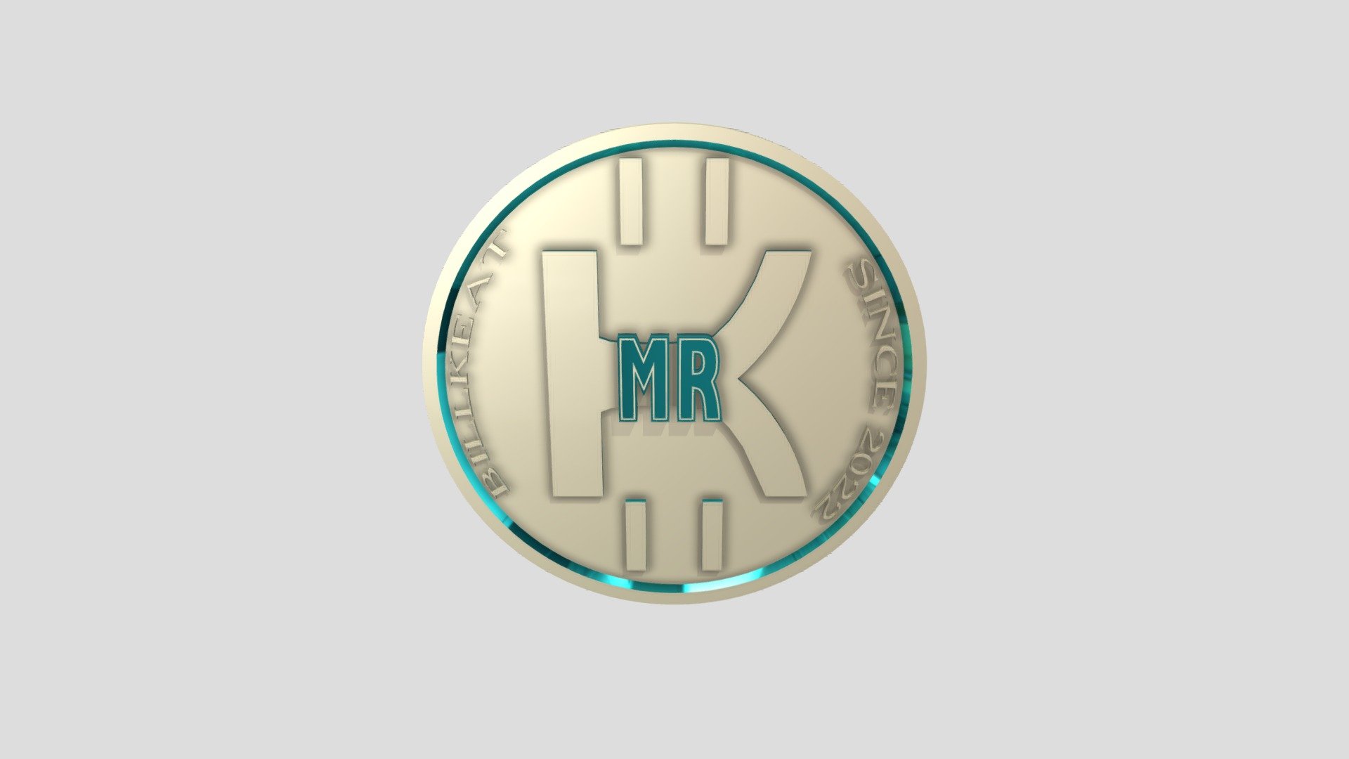 MRK COIN cyan - 3D model by shamiee774 [762d0cb] - Sketchfab