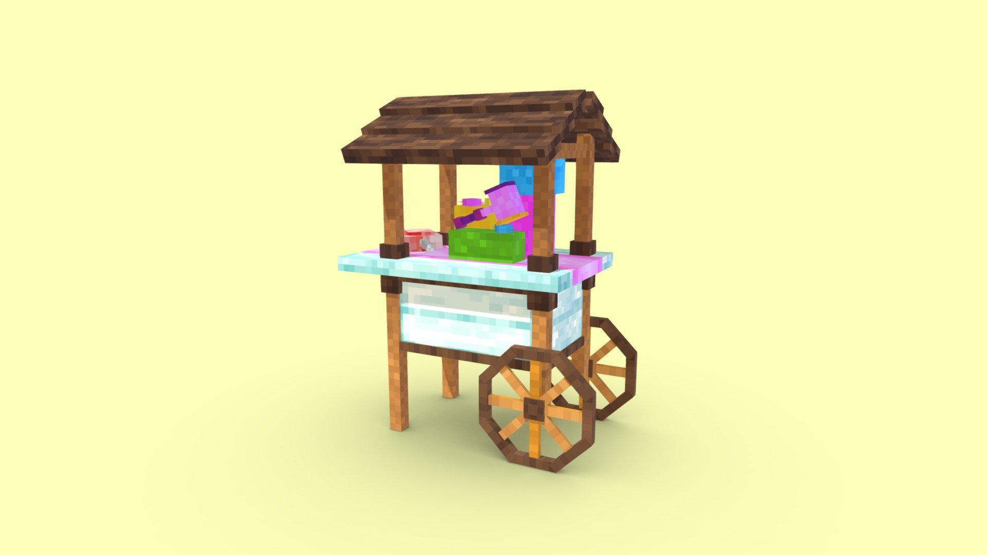 Candy Cart - 3D model by Manning Design (@manningdesign) [762dd78 ...