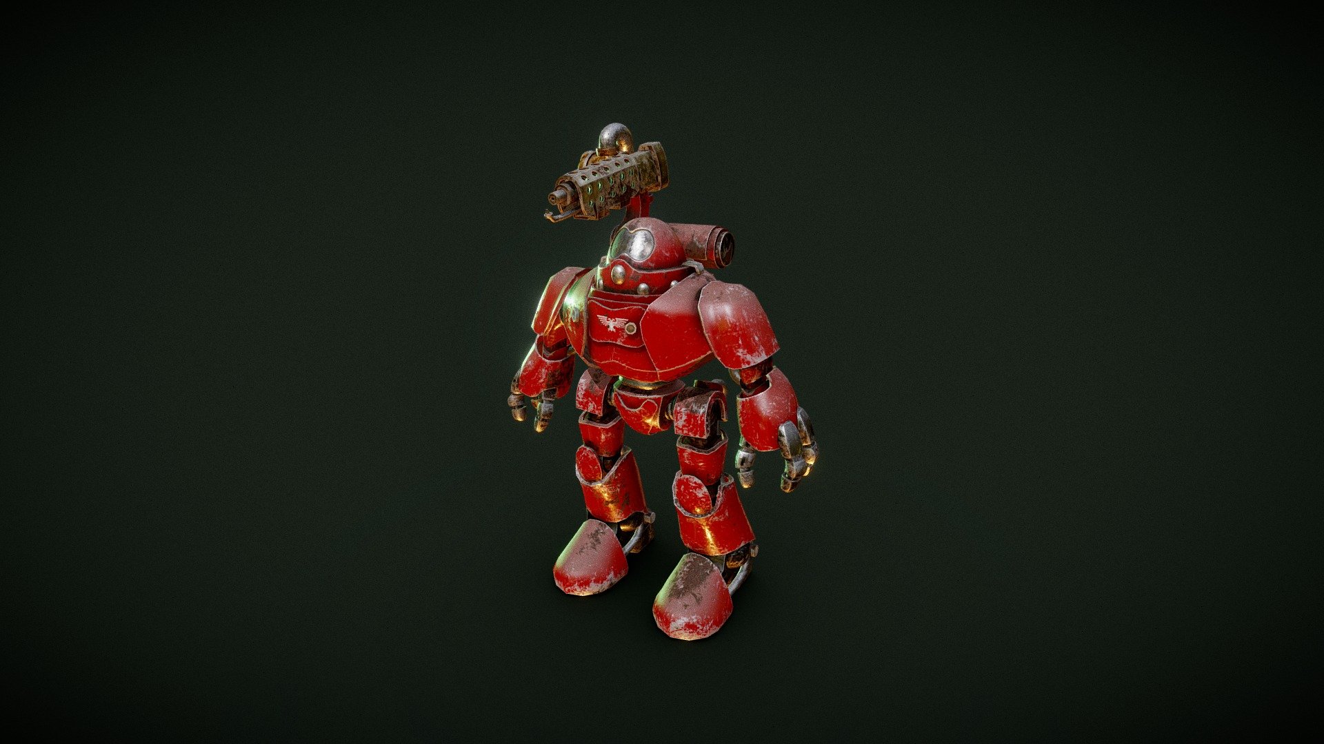 Mechanicus Kastelan (Inspired) Robot - Download Free 3D model by Einar ...