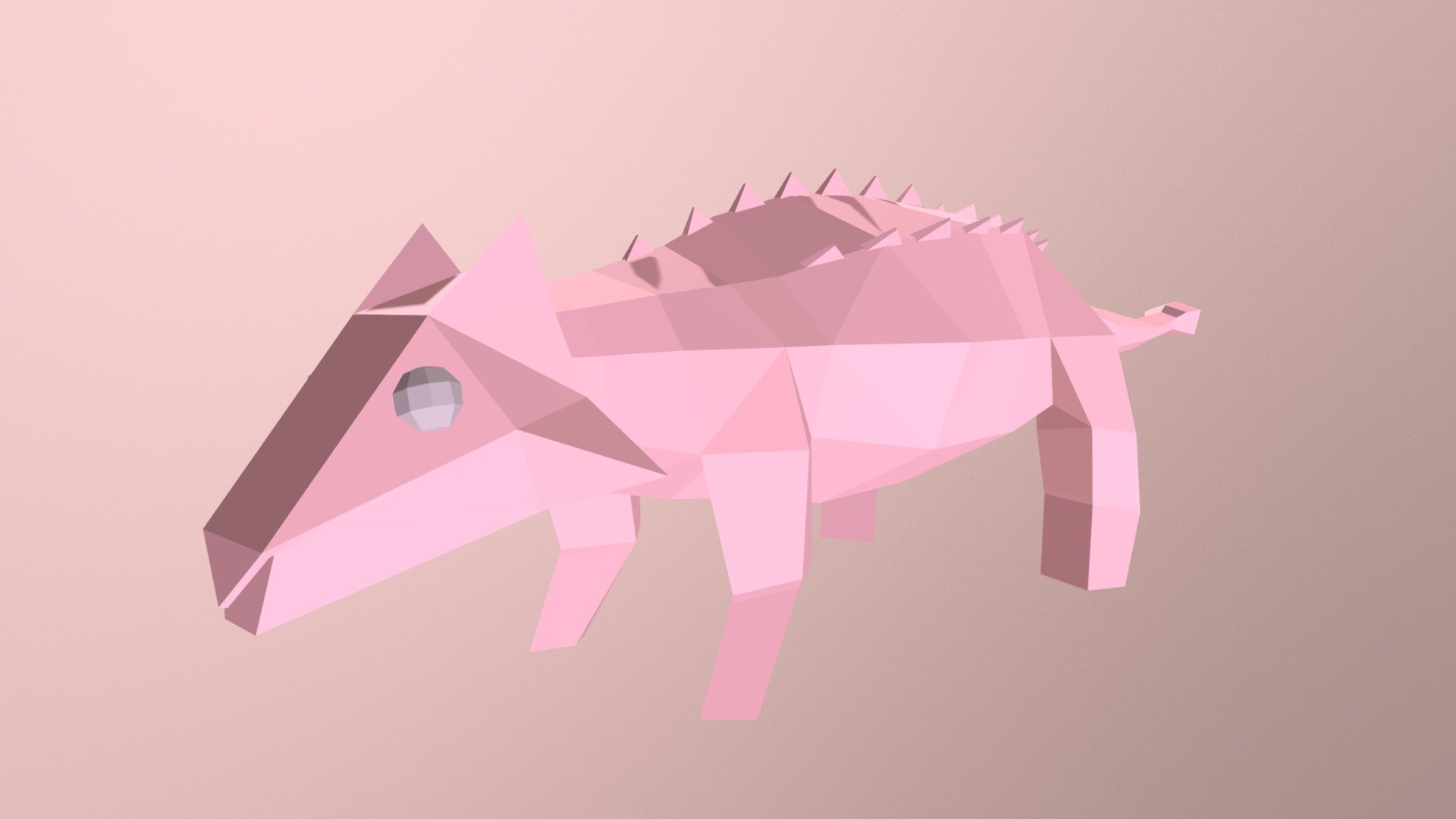 Ankylosaurus - Simple Low Poly Dinos #1 - 3D model by LumiNet Studios ...
