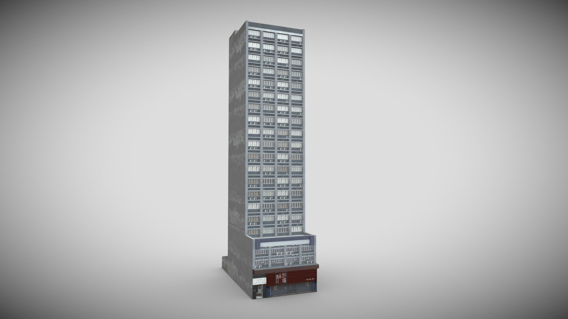 Hong Kong H2 2x3 Office Building - 3D model by kuroru (@kuroru0 ...