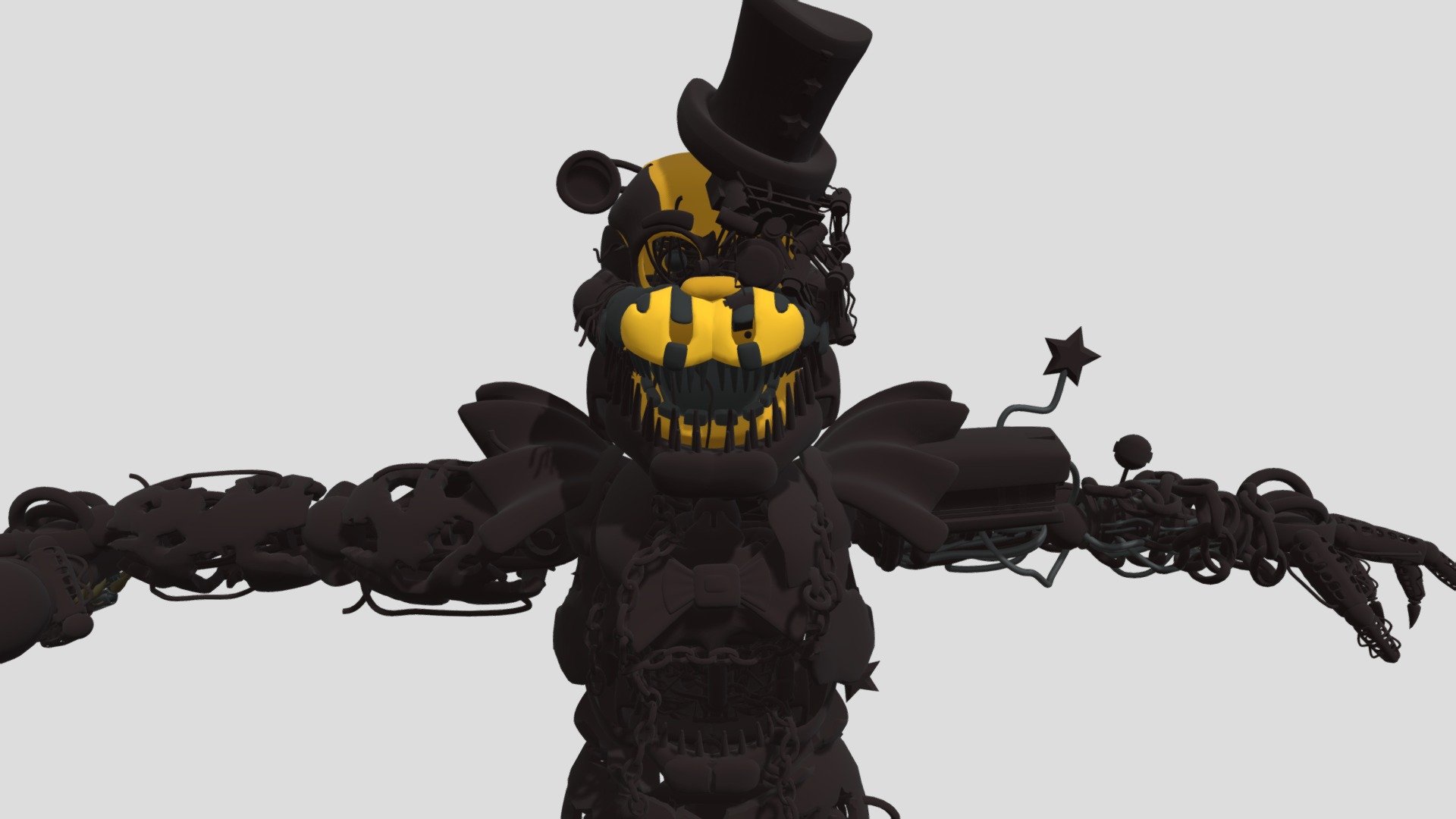 Carnival Hunter Golden Freddy By Bunzai - Download Free 3D model by ...