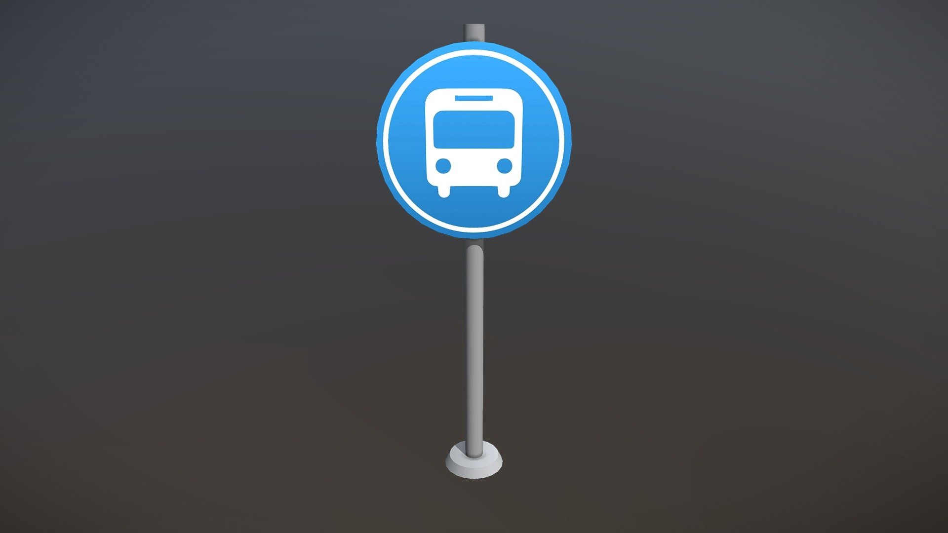 Bus Sign - Download Free 3D model by Decoratopia [7633362] - Sketchfab