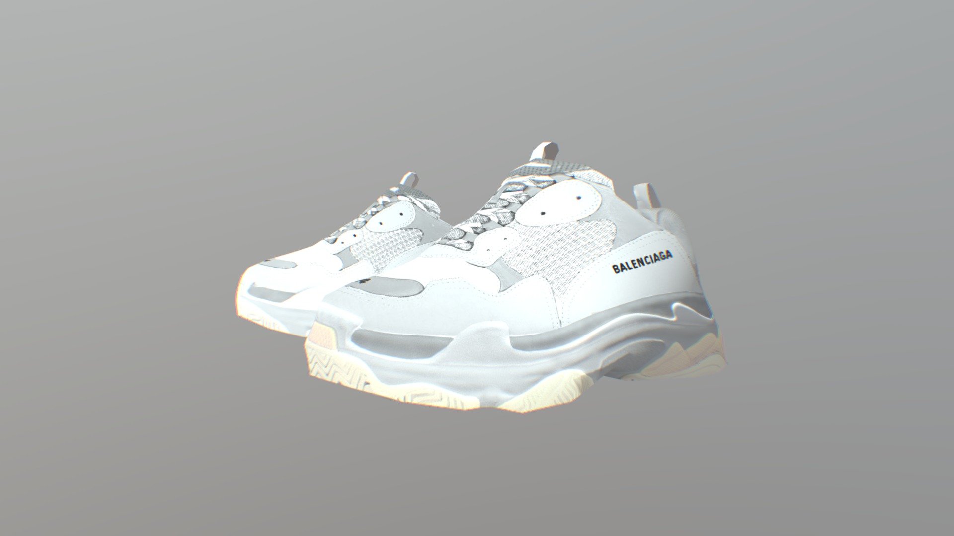 Balenciaga 44 Sneakers - 3D model by Zen.Studio (@zenstudio3D) [7636087] - Sketchfab