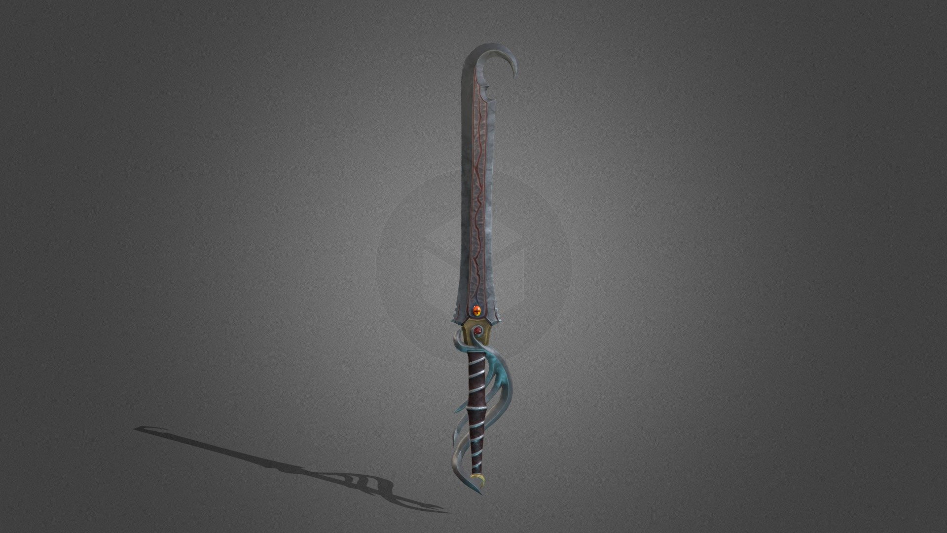 Stylized Fantasy Sword - Buy Royalty Free 3D model by Bryce Porter ...