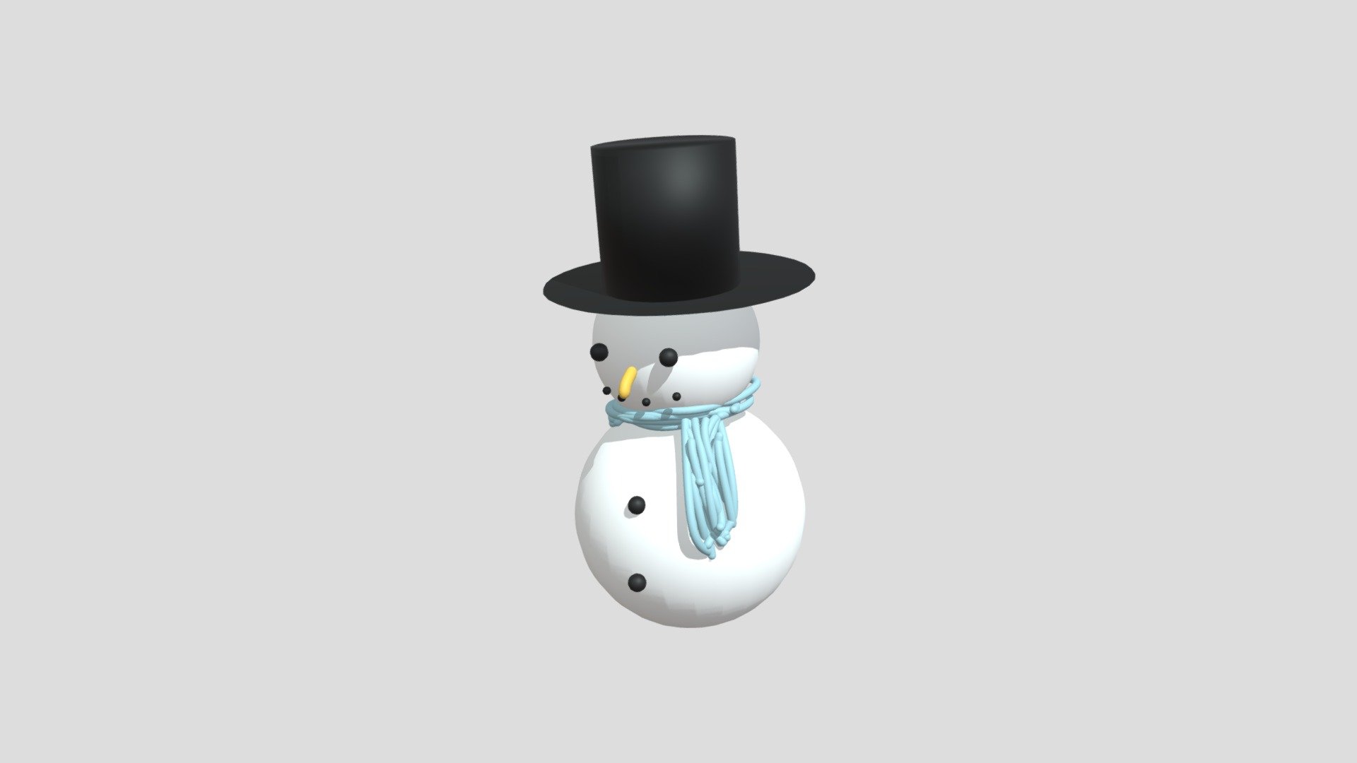 Snowman2 - 3D model by tarissa1221 [7636ef9] - Sketchfab