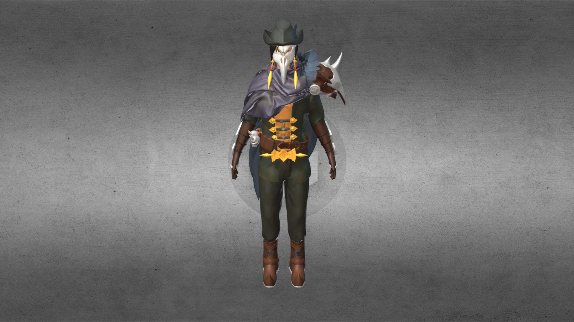 Doe (Crow) - 3D model by vicvl92 [76376e8] - Sketchfab