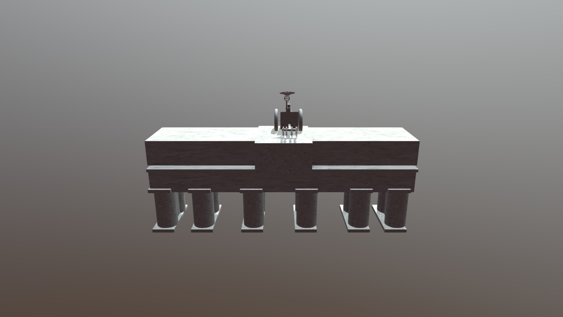 Brandenburg Gate Beta Grouped - 3D model by Aidan Bradshaw (@Fateweaver ...