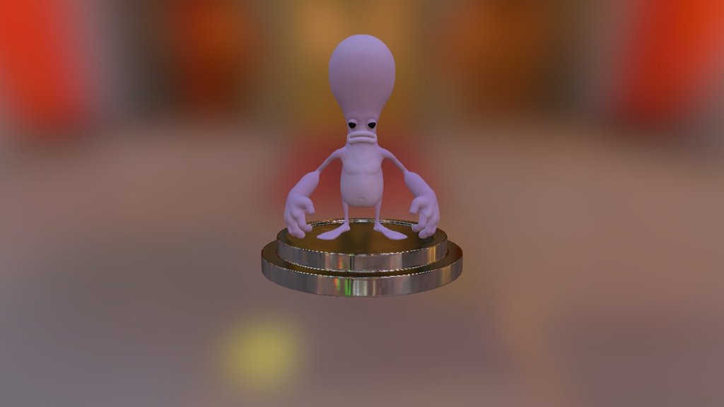 Purple Alien - 3D model by snuffajuff [763a693] - Sketchfab
