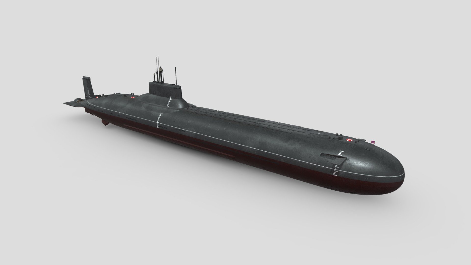 Typhoon Class Submarine - 3D model by Rutas (@Suandoa) [763a6c1 ...