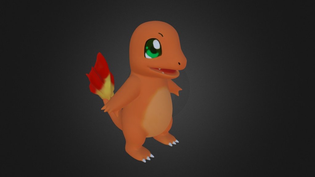 Pokemon Hitokage - 3D model by 3D Smart Solutions (@3dss) [763c10e ...