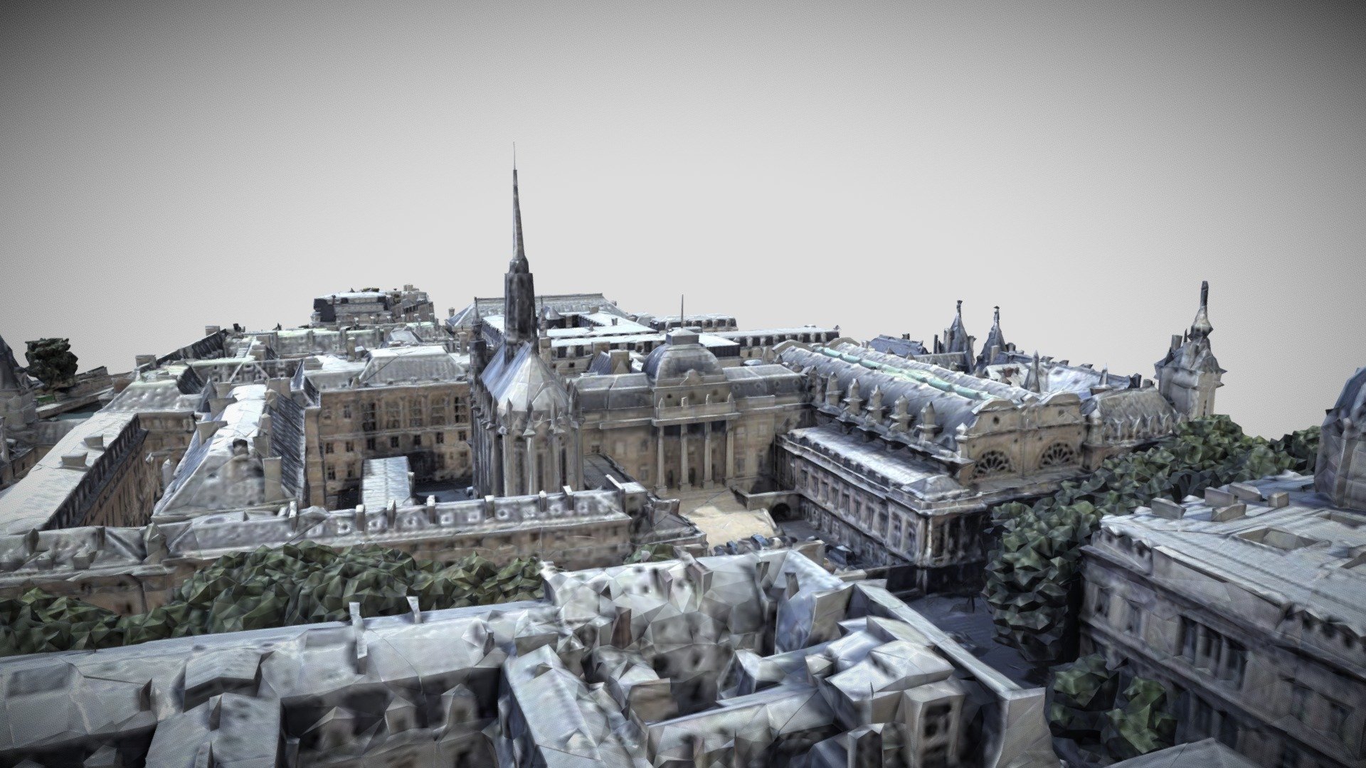 Sainte Chapelle - Download Free 3D model by mohamedhussien [763ce6f ...