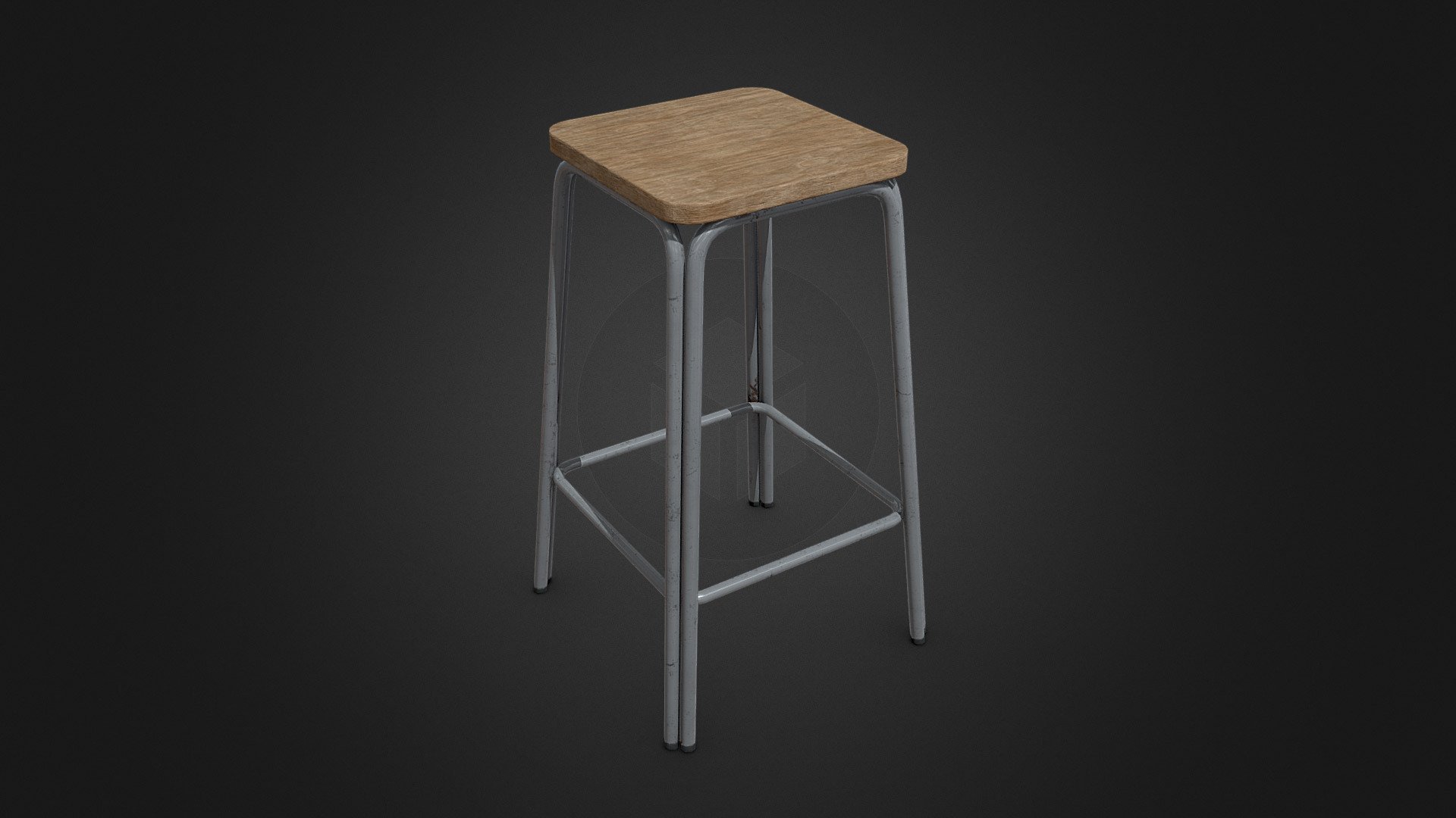 Stool 01 - Download Free 3D model by Nichgon [763de7c] - Sketchfab