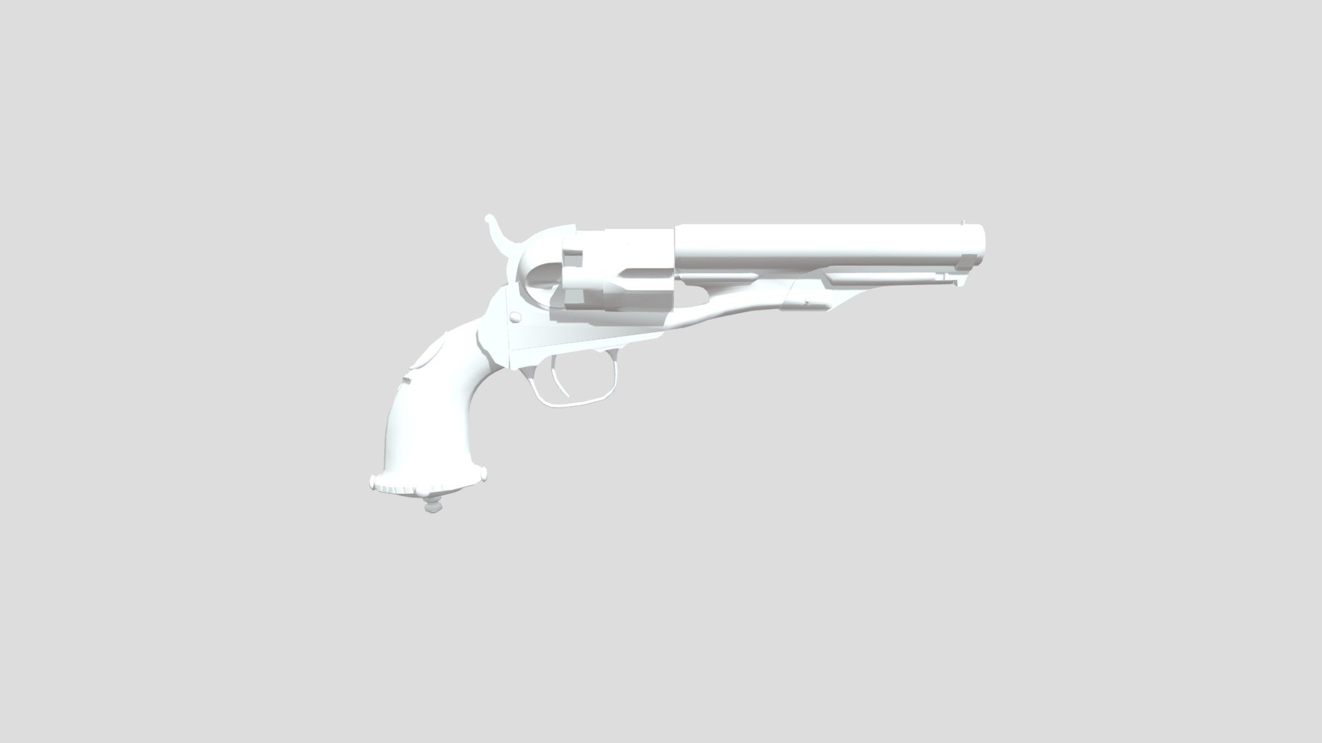 Revolver - 3D model by stepachislov [763e26d] - Sketchfab