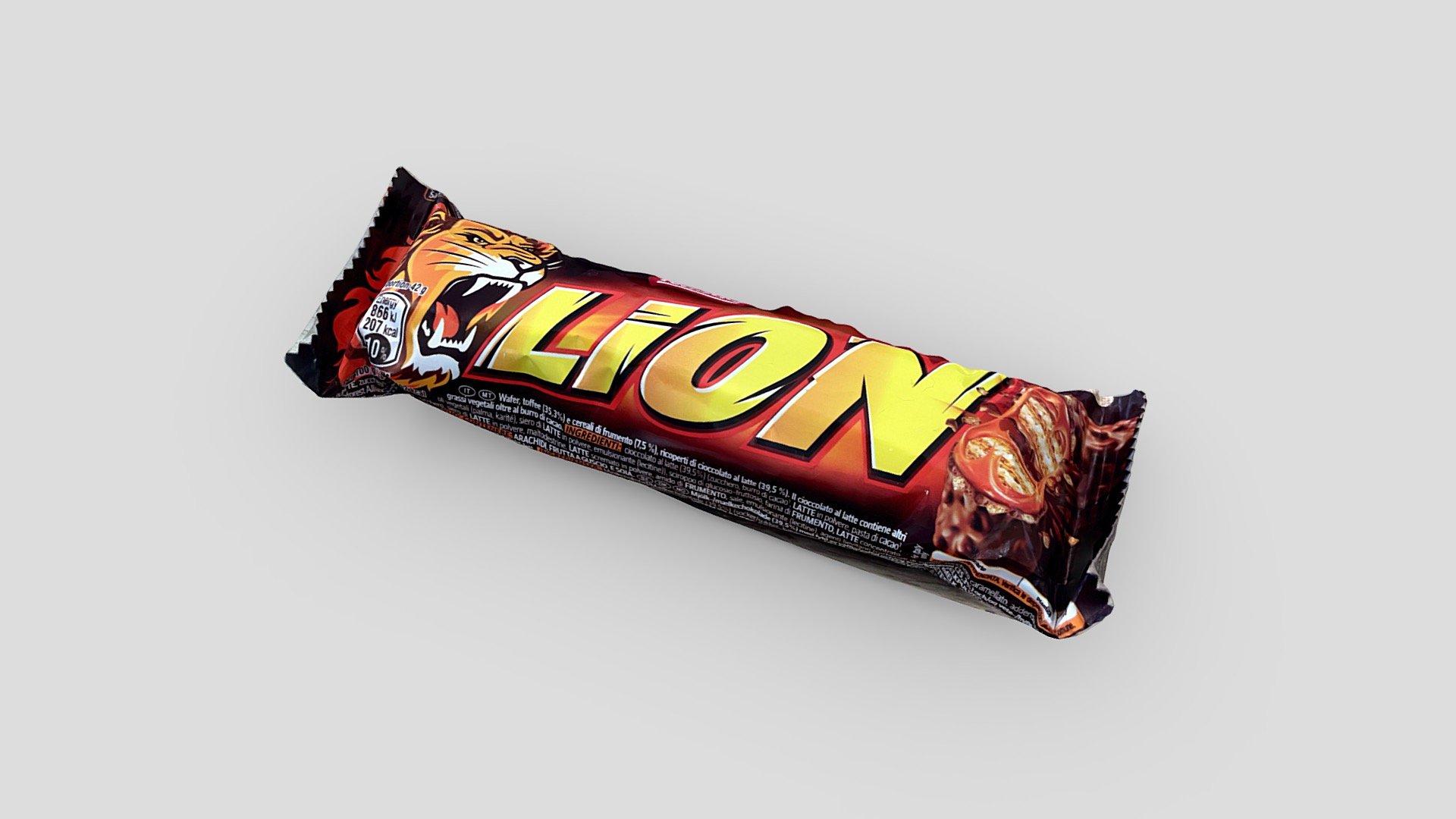 Lion Chocolate Bar - Download Free 3D model by Qlone [763f75c] - Sketchfab