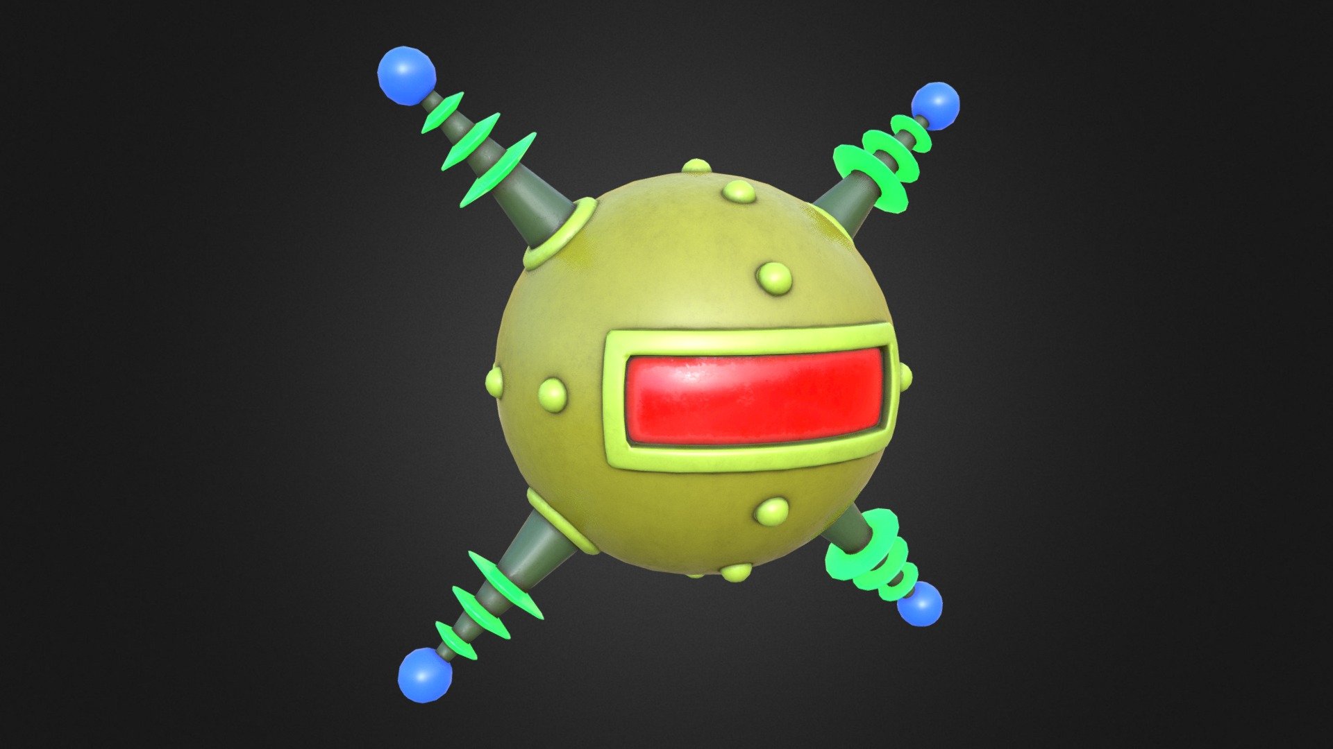 Implosion Bomb - Buy Royalty Free 3D model by Gazelleboy [7640cd3 ...