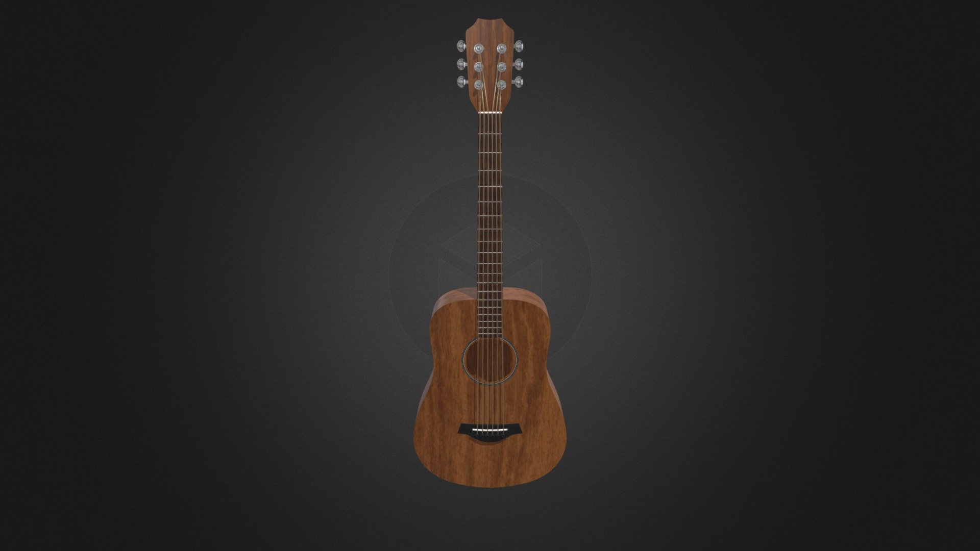 Acoustic Guitar - 3D model by sammy_t [7641496] - Sketchfab