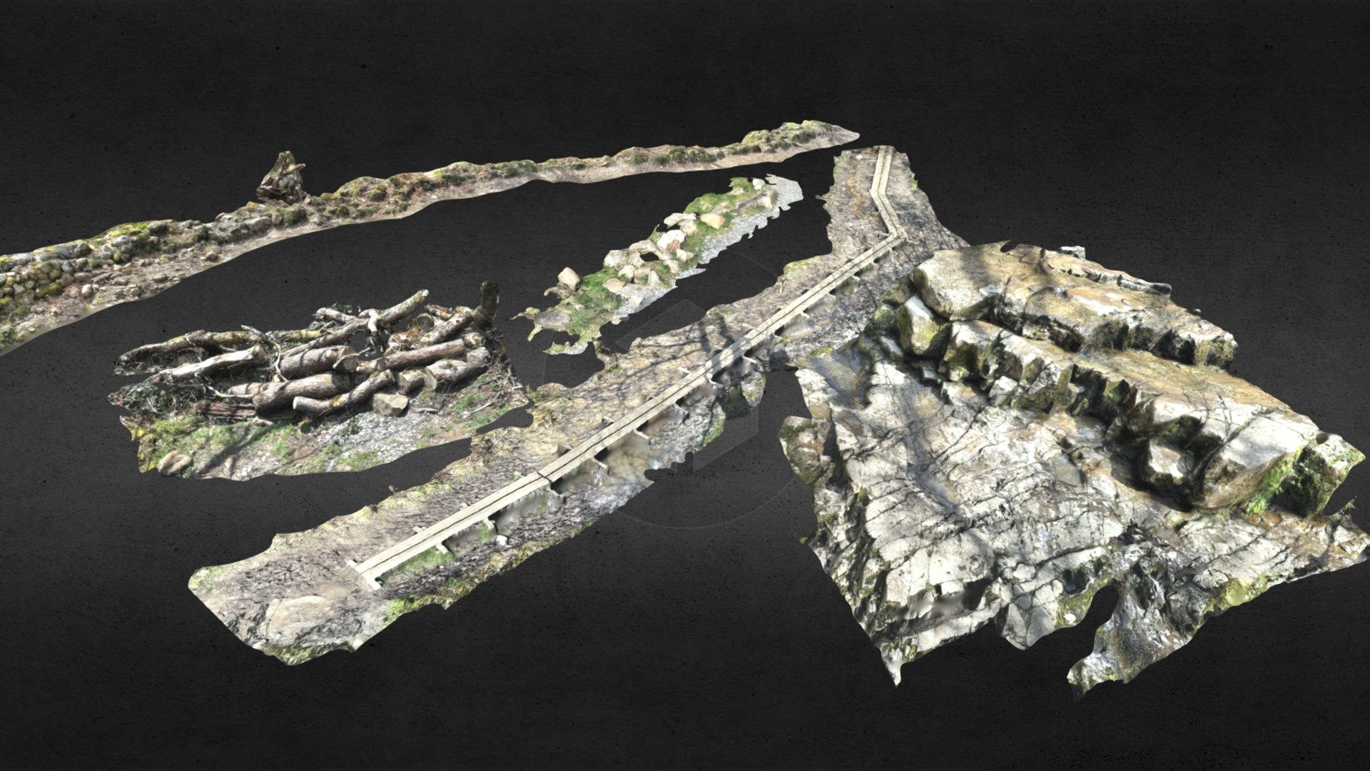 Rocky Forest Ground Collection - Buy Royalty Free 3D model by DafVader ...