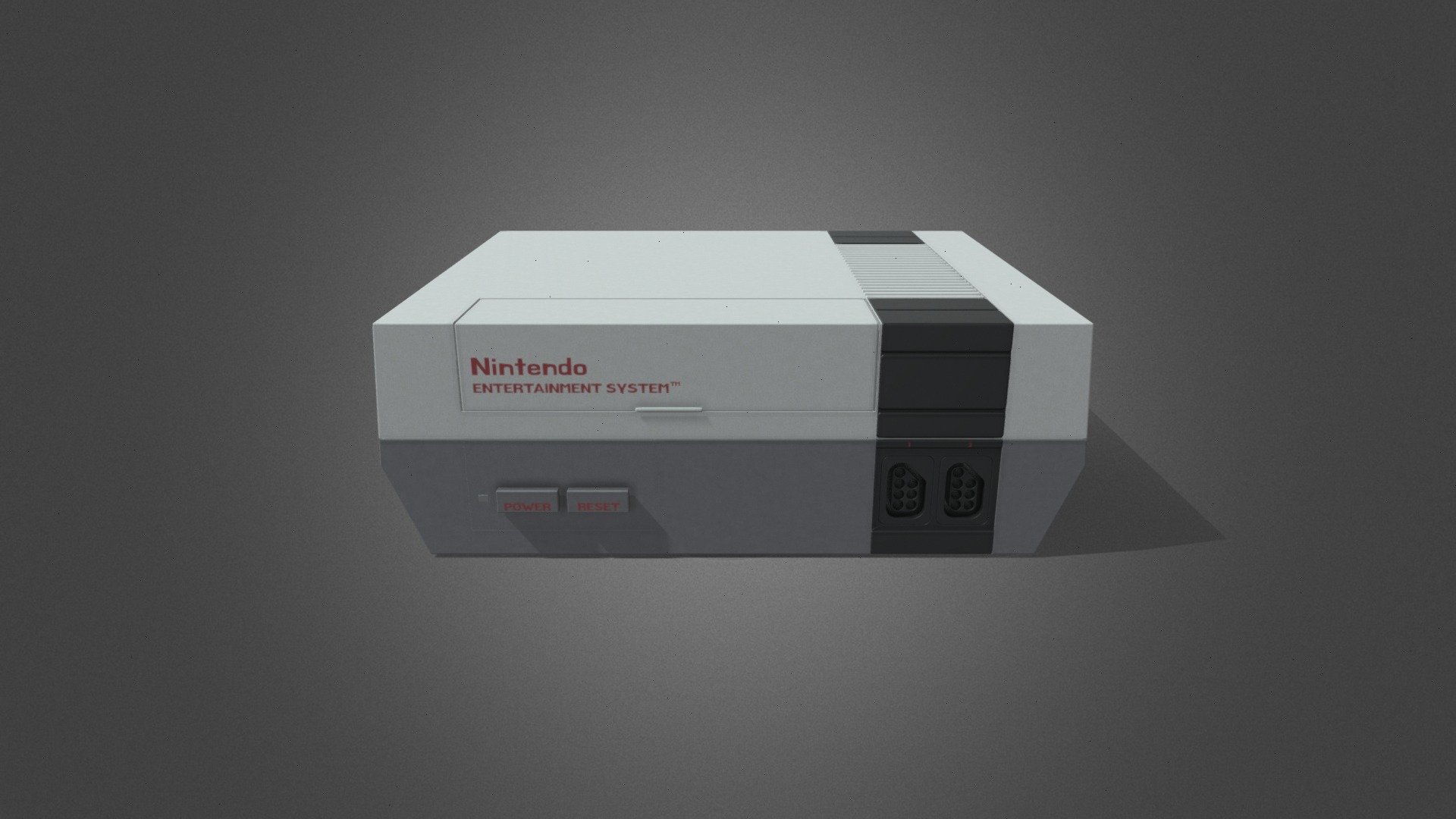 Nintendo Entertainment System (1983) - 3D model by warfalker [76421c0 ...