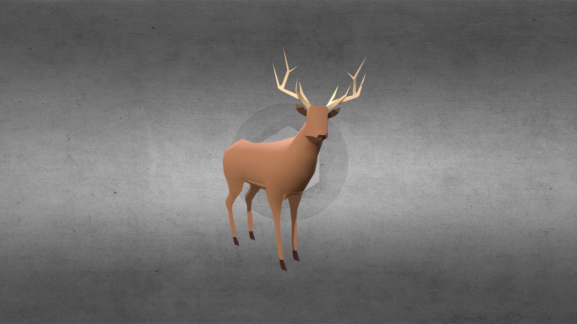 Deer-ver1 - Download Free 3D model by Pixel (@stefan.lengyel1) [7642cc9 ...