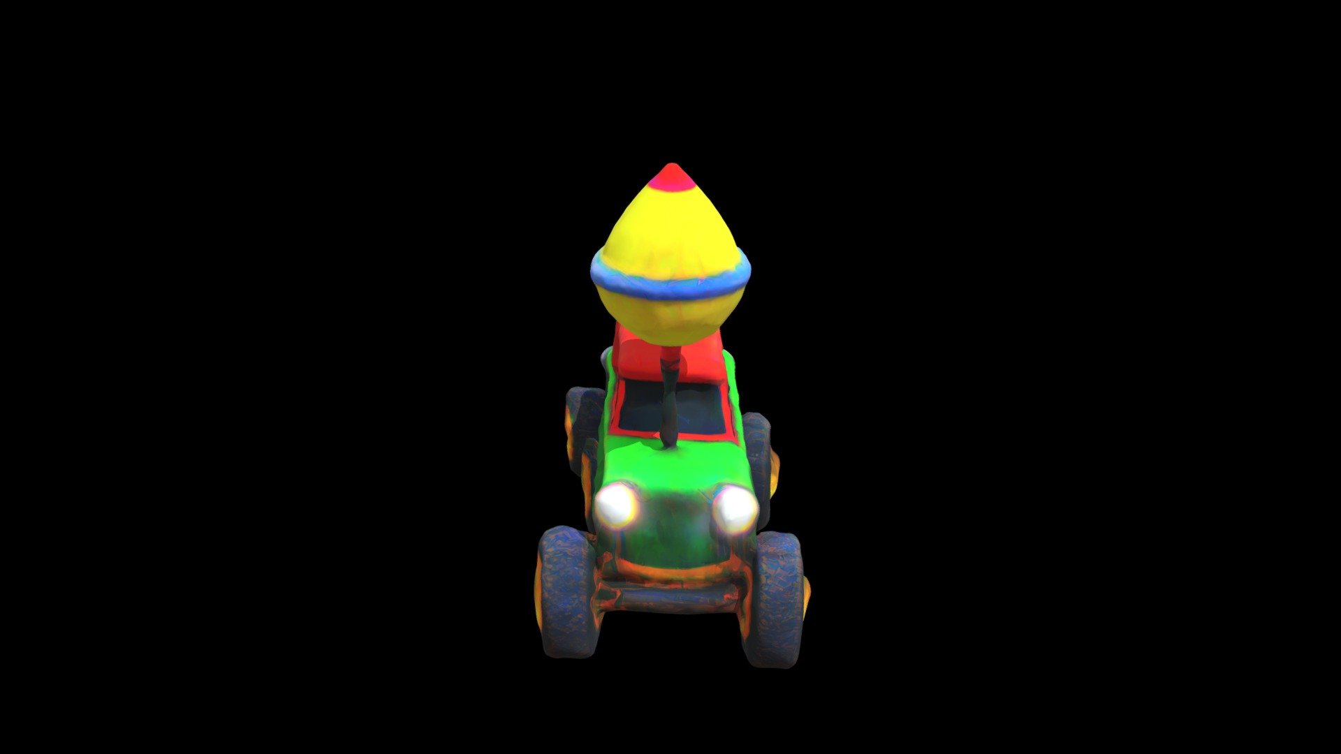 stylized cartoon car shading hdr rtx 3d pixar di - Download Free 3D ...