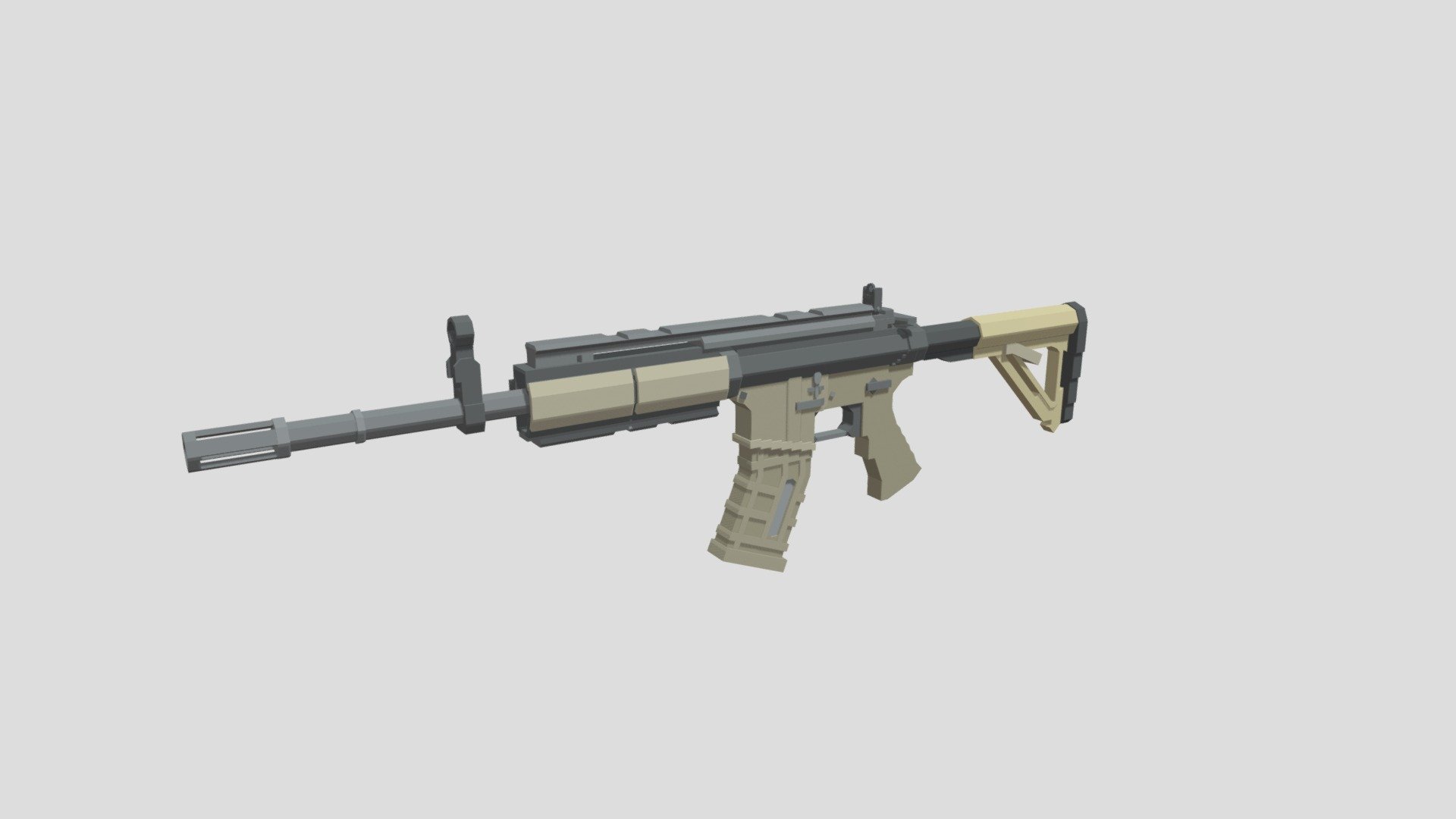 M4A1(MW2) - 3D model by Nothingness0 [76463b4] - Sketchfab