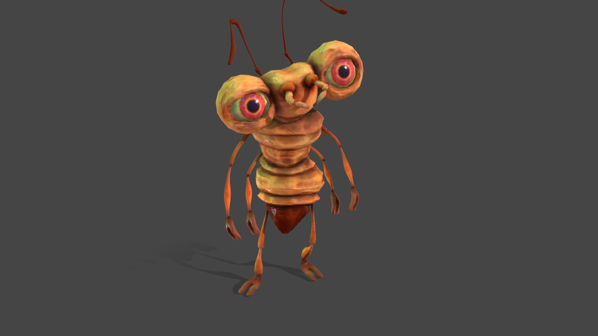 Jerry, the bug boss - 3D model by tvdinnerdev [764645a] - Sketchfab