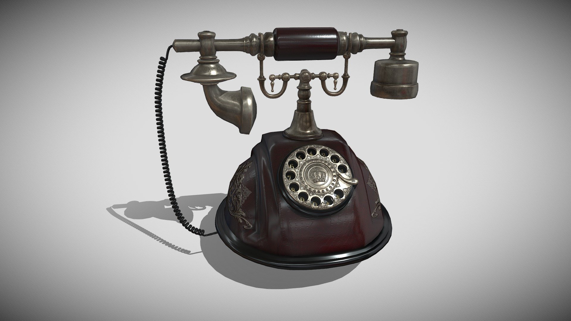 Vintage telephone - 3D model by Divya Choudhary (@divyach) [764956f ...