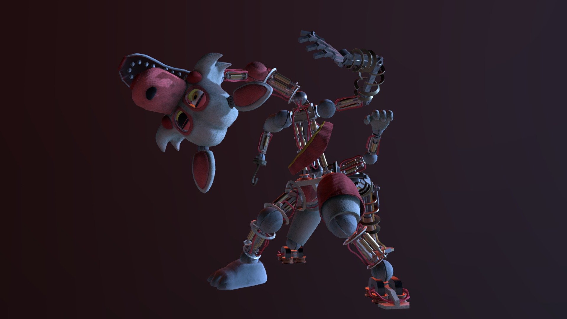 Gen 2 Foxy, 1987 - (FNAF Rewritten 87) - Download Free 3D model by Dot ...
