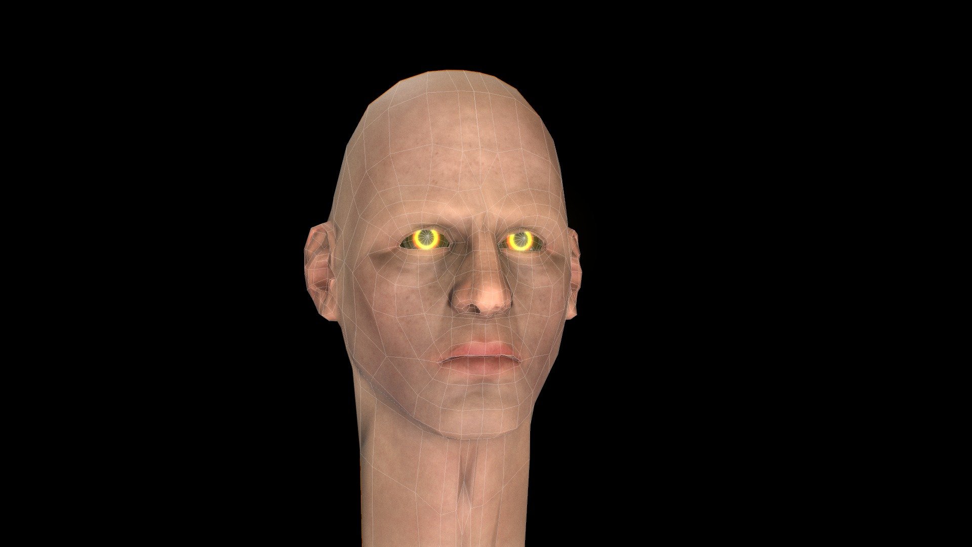 Cyborg head GAMEREADY - Download Free 3D model by Fred Drabble ...