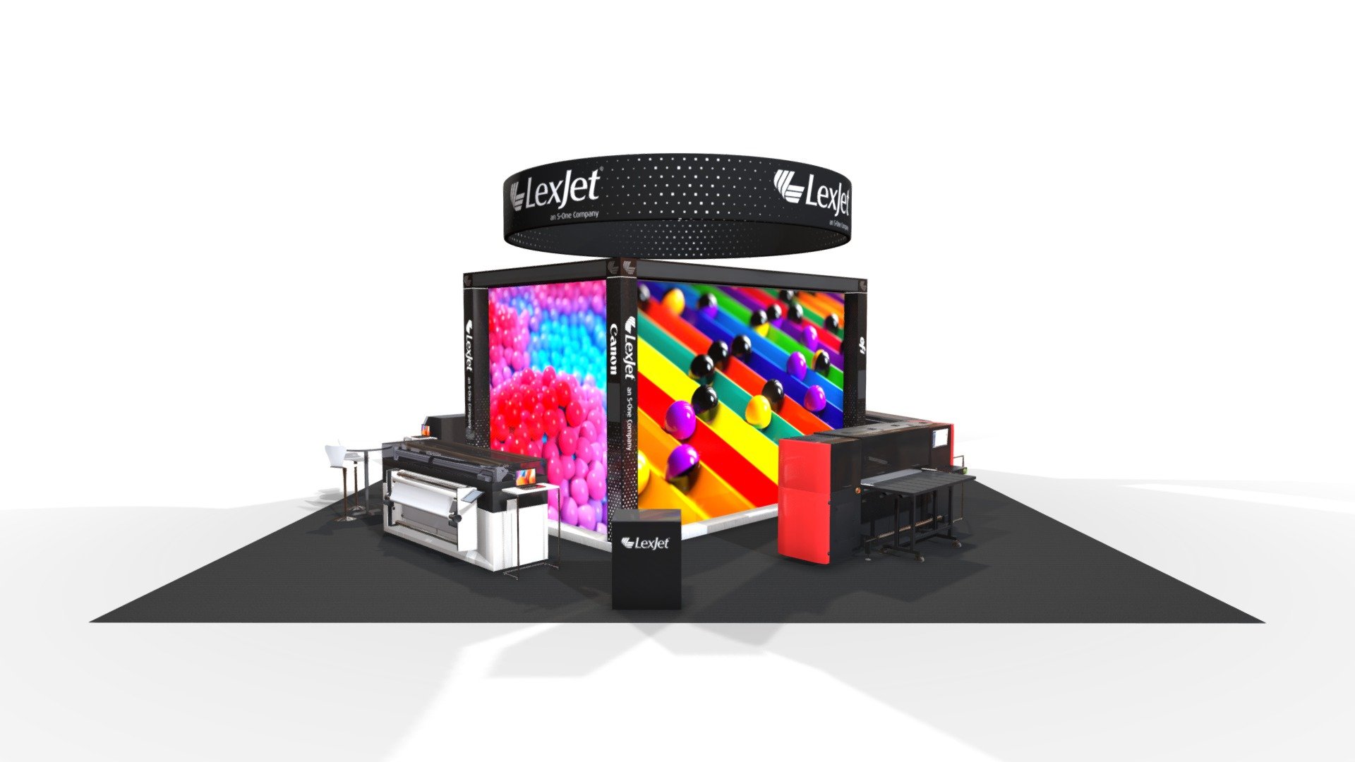 Digital Show Booth - 3D model by SOne [764dd04] - Sketchfab