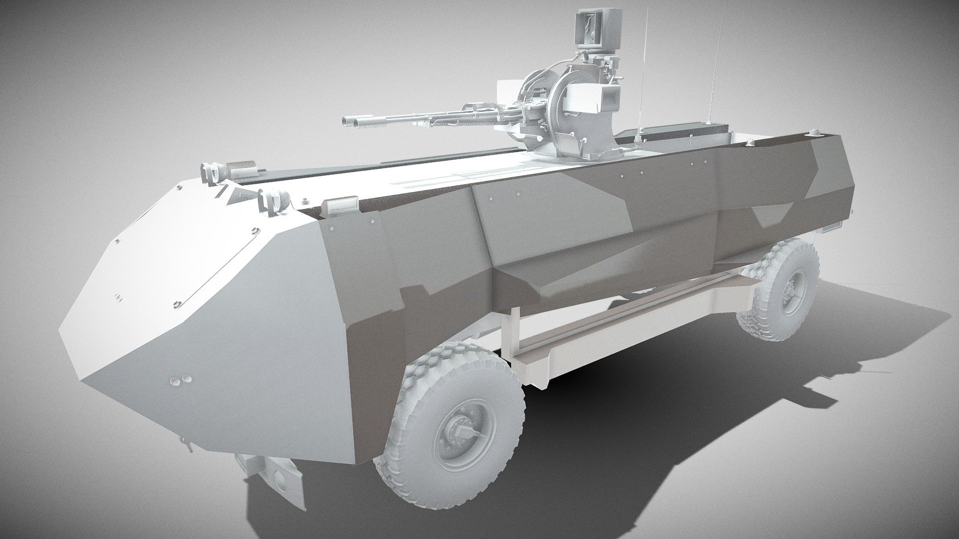Chisel Unmanned Land Vehicle - 3D model by KillCaptureDestroy ...