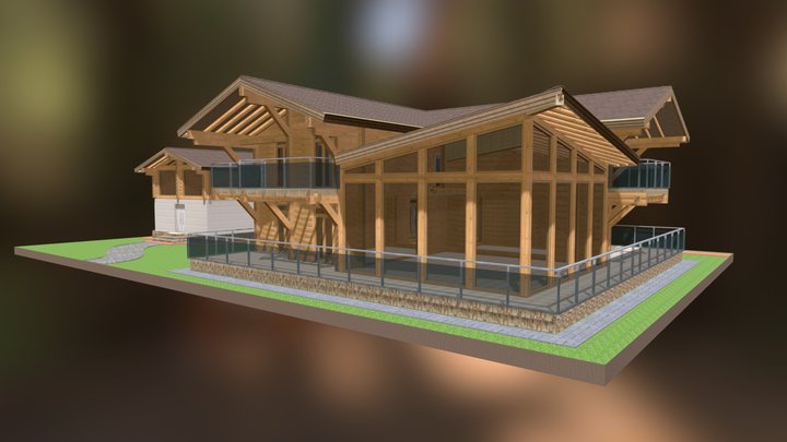 Timber-structure 3D models - Sketchfab