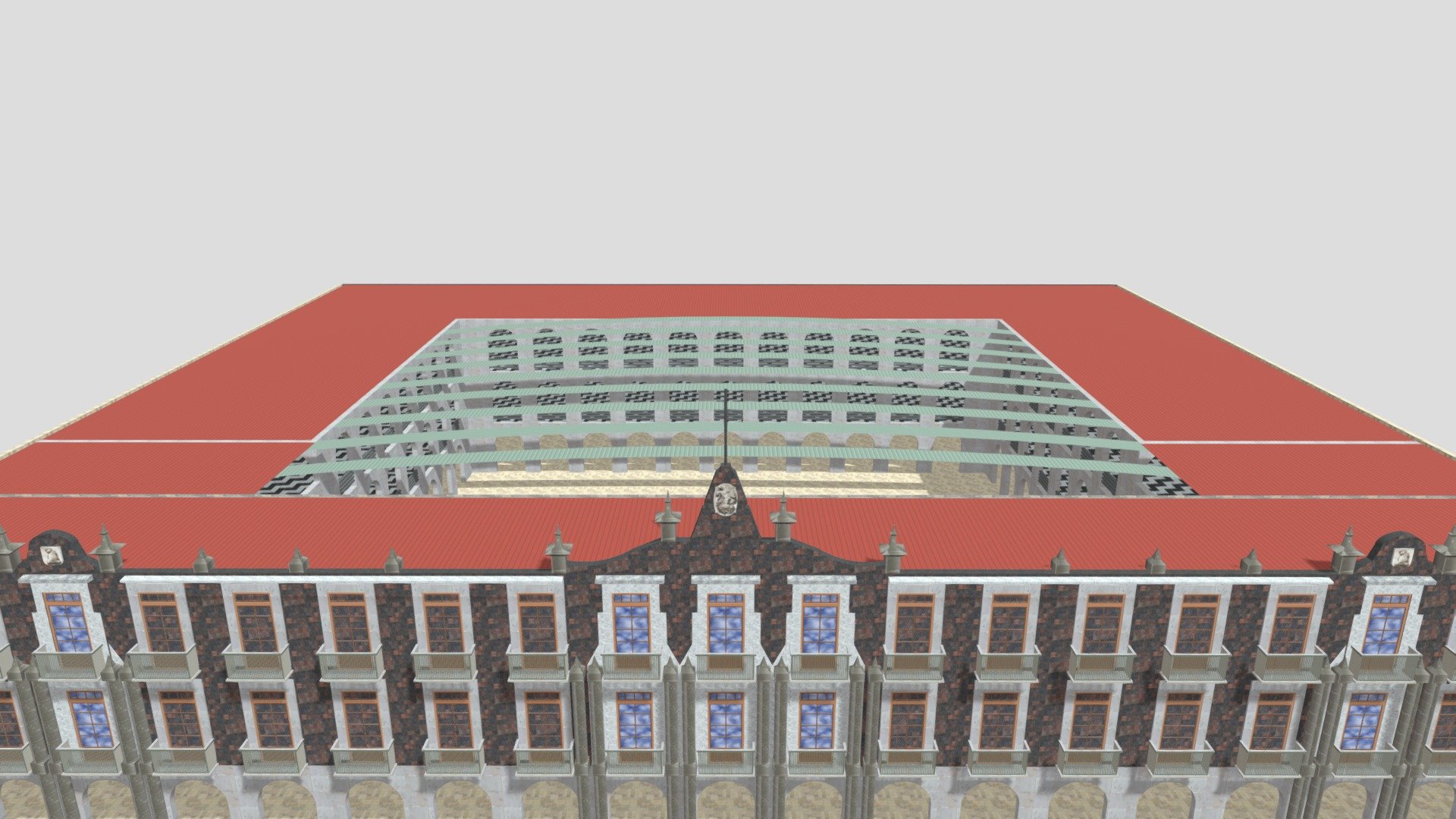 PALACIO DE GOBIERNO DE ESTADO DE MEXICO - Download Free 3D model by ...