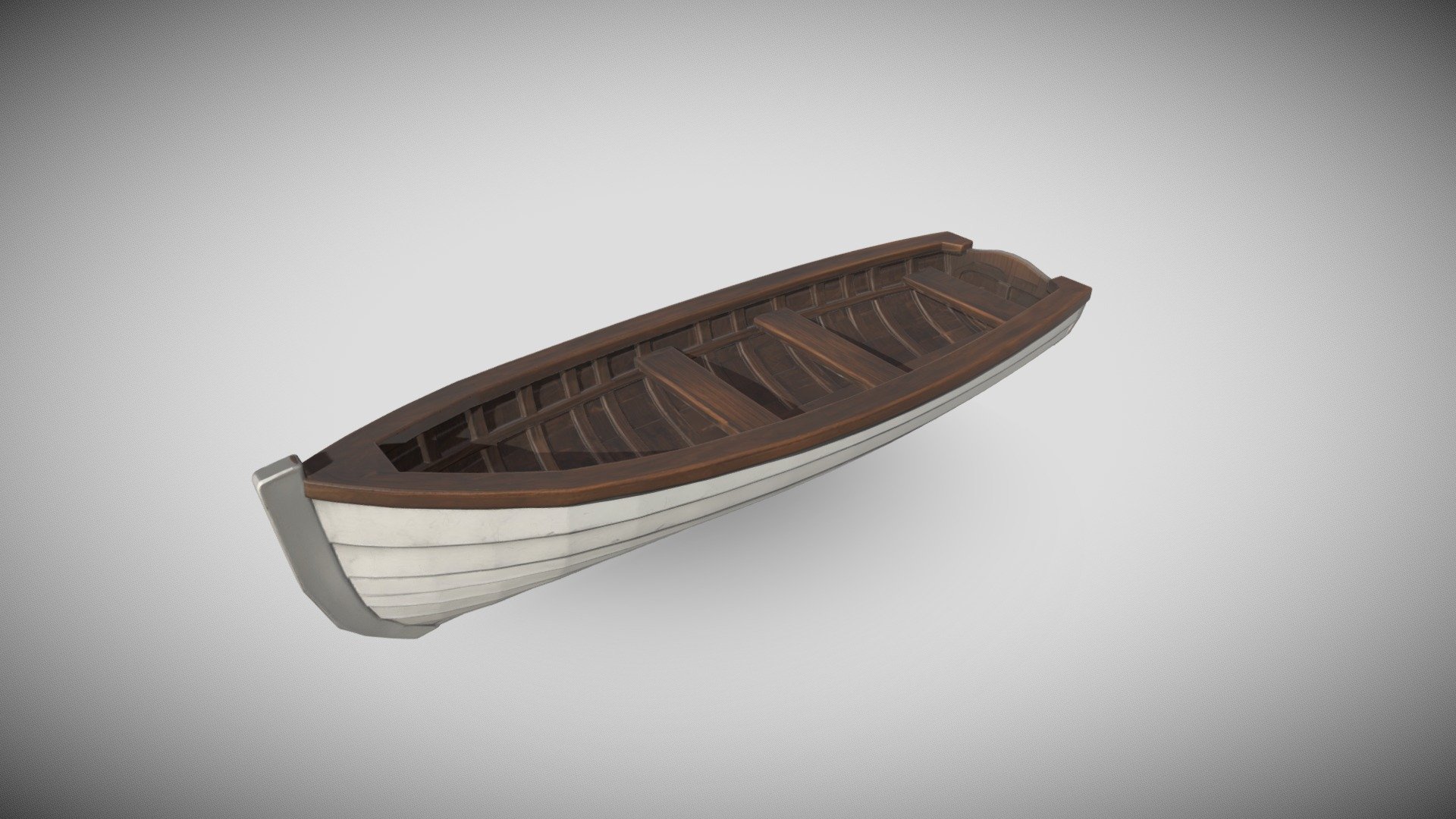 A Boat, лодка, skiff, Emergency dinghy, - Download Free 3D model by ...