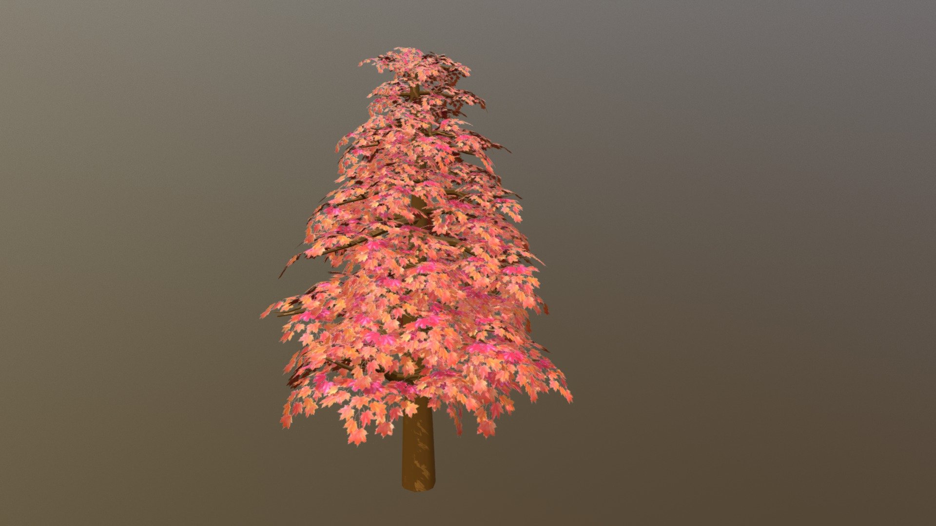 Red maple tree - 3D model by HannahKim (@JangMiMedia) [7652686] - Sketchfab