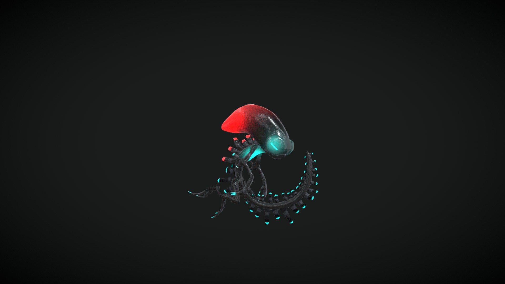 Alien Xenomorph - Sleeping - Download Free 3D model by Merto ...
